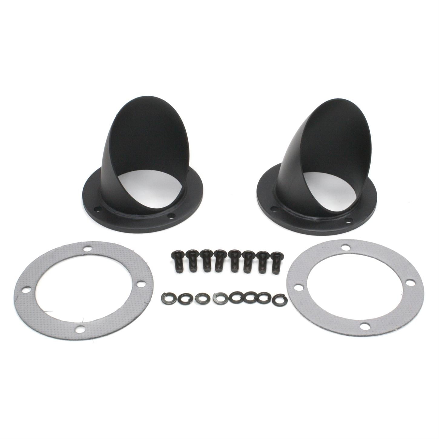 Patriot Exhaust H1145 Lakester Header Turnout Kit, 3 1/2 Inch, Black ...