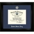 Patriot Frame's Navy 8.5x11 Discharge Frame with Silver Medallion ...