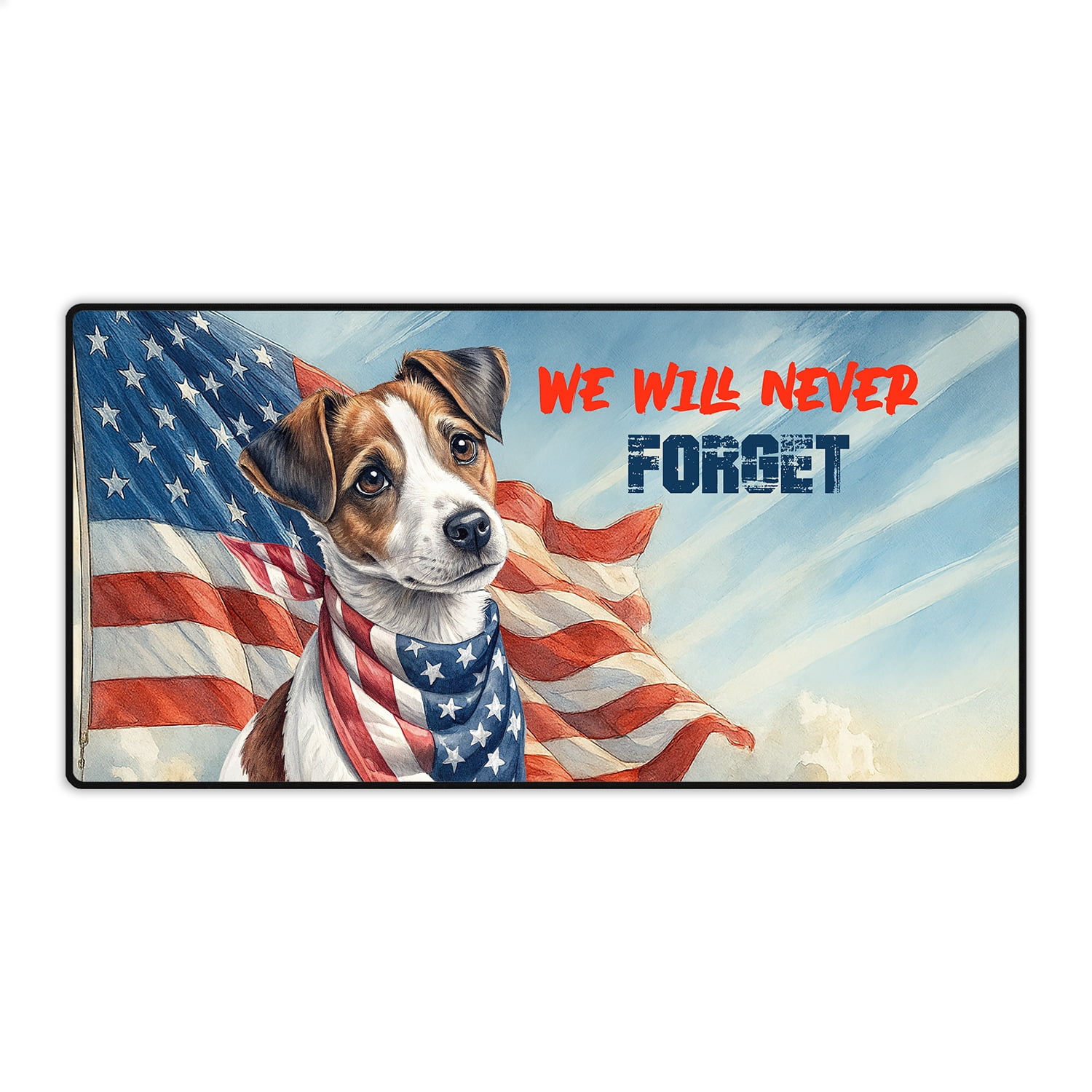 Patriot Jack Russell Terrier We Will Never Forget Patriotic Remembrance ...