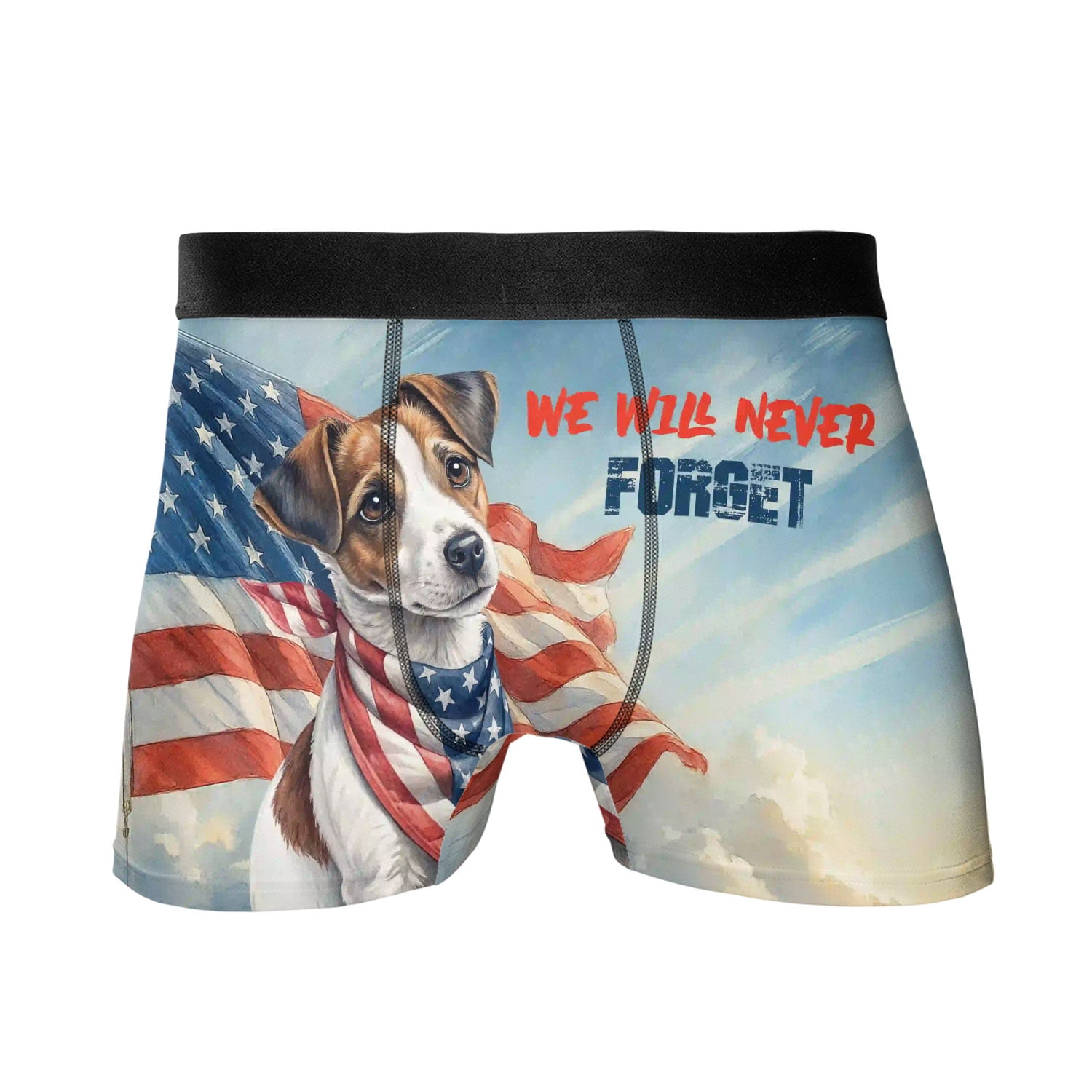 Patriot Jack Russell Terrier We Will Never Forget Patriotic Remembrance ...