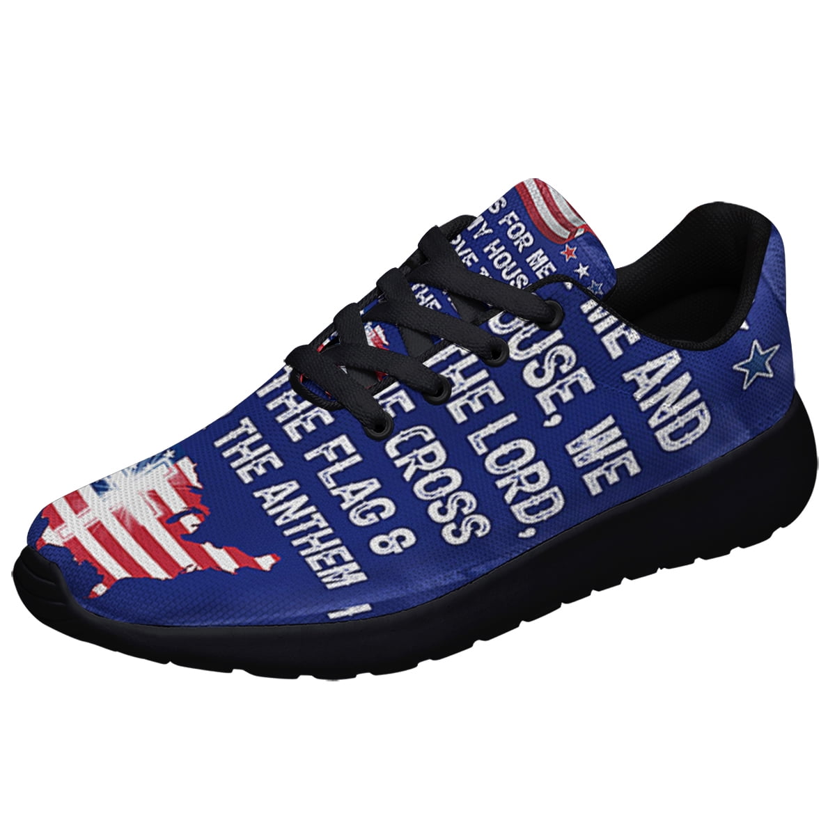 Patriot Jesus As For Me and My House We Will Serve The Lord Shoes ...