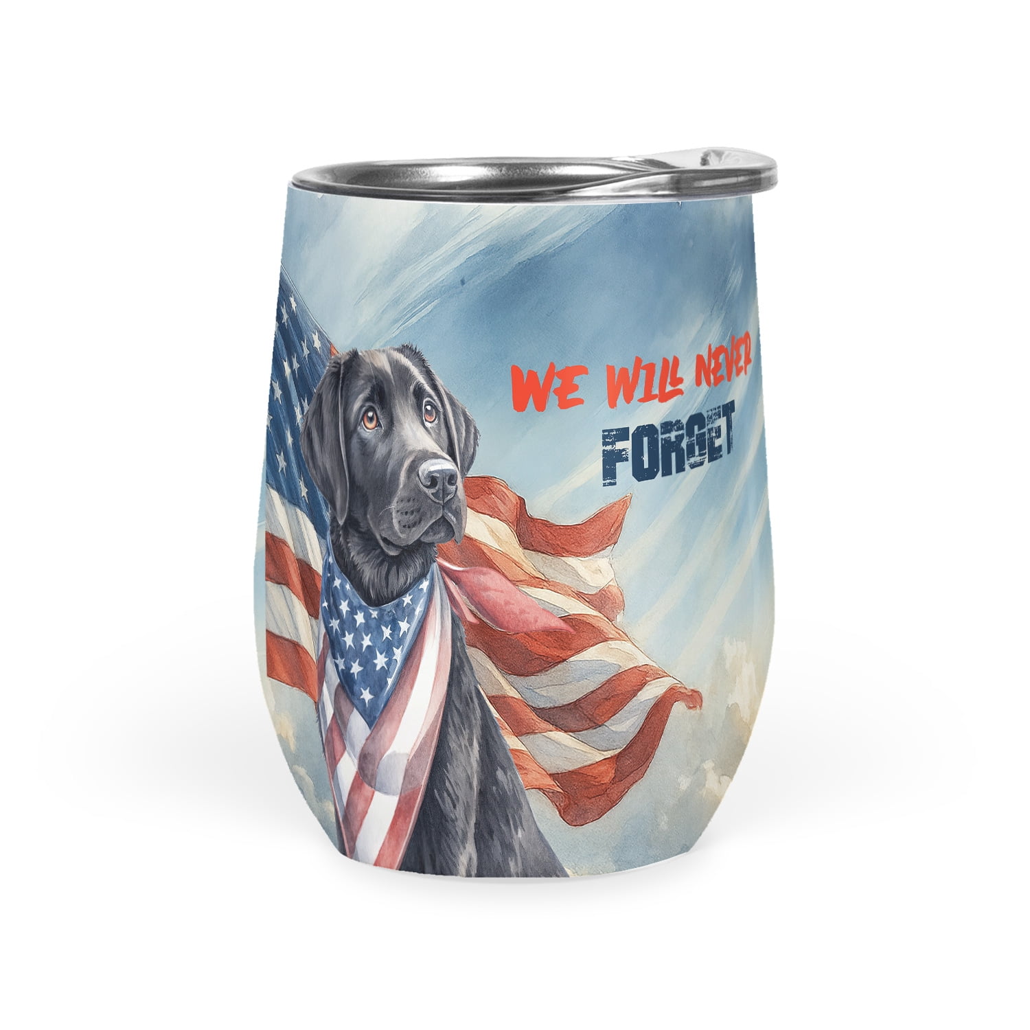 Patriot Labrador Retriever We Will Never Forget Patriotic Remembrance ...