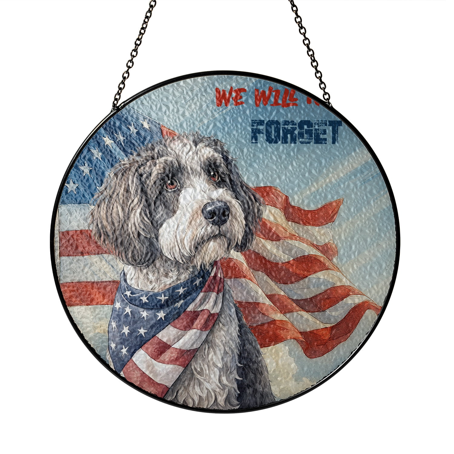 Patriot Portuguese Water Dog We Will Never Forget Patriotic Remembrance ...
