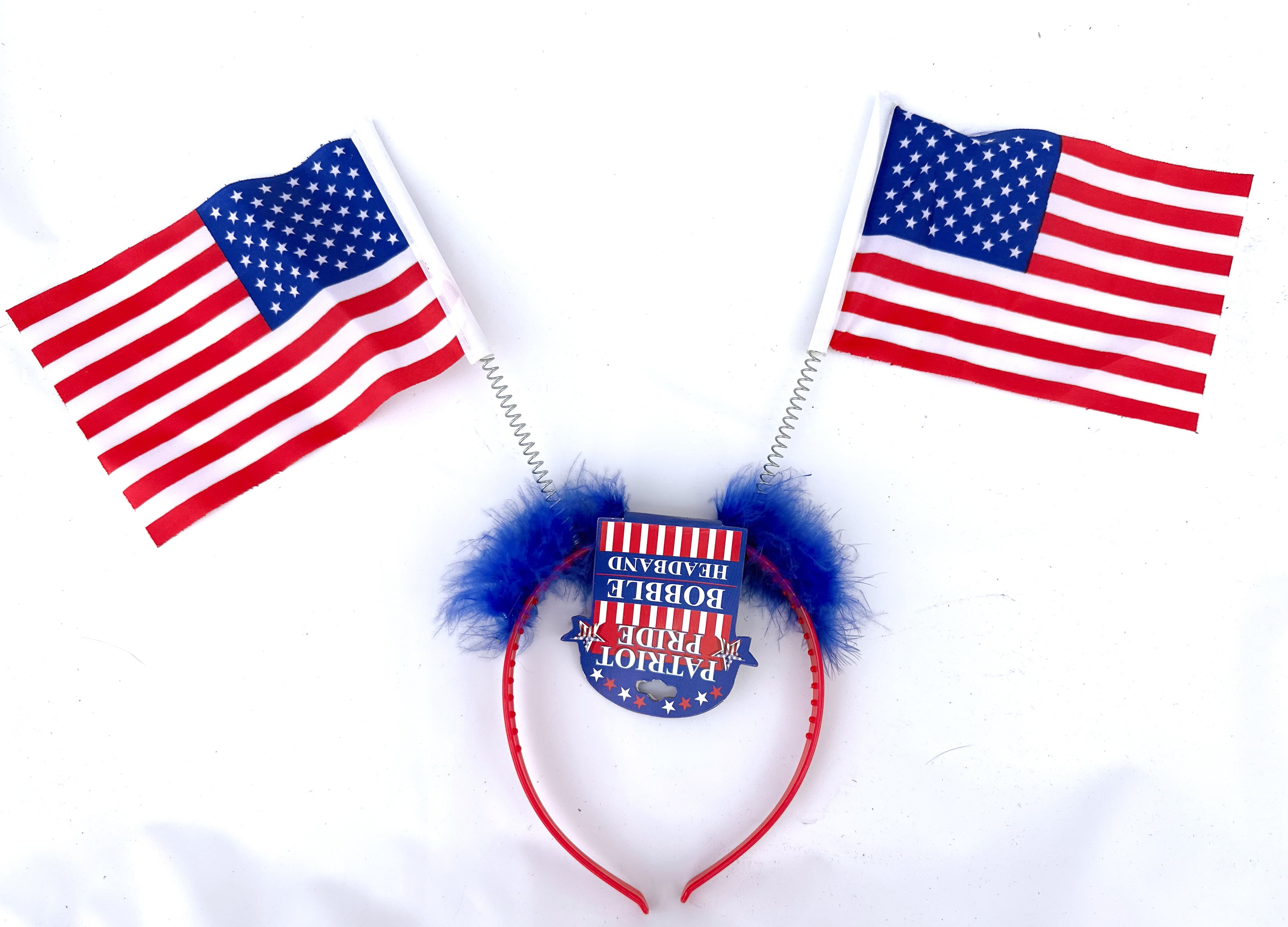 Patriot Pride American Flag Bobble Headband ( One Size ) - Walmart.com