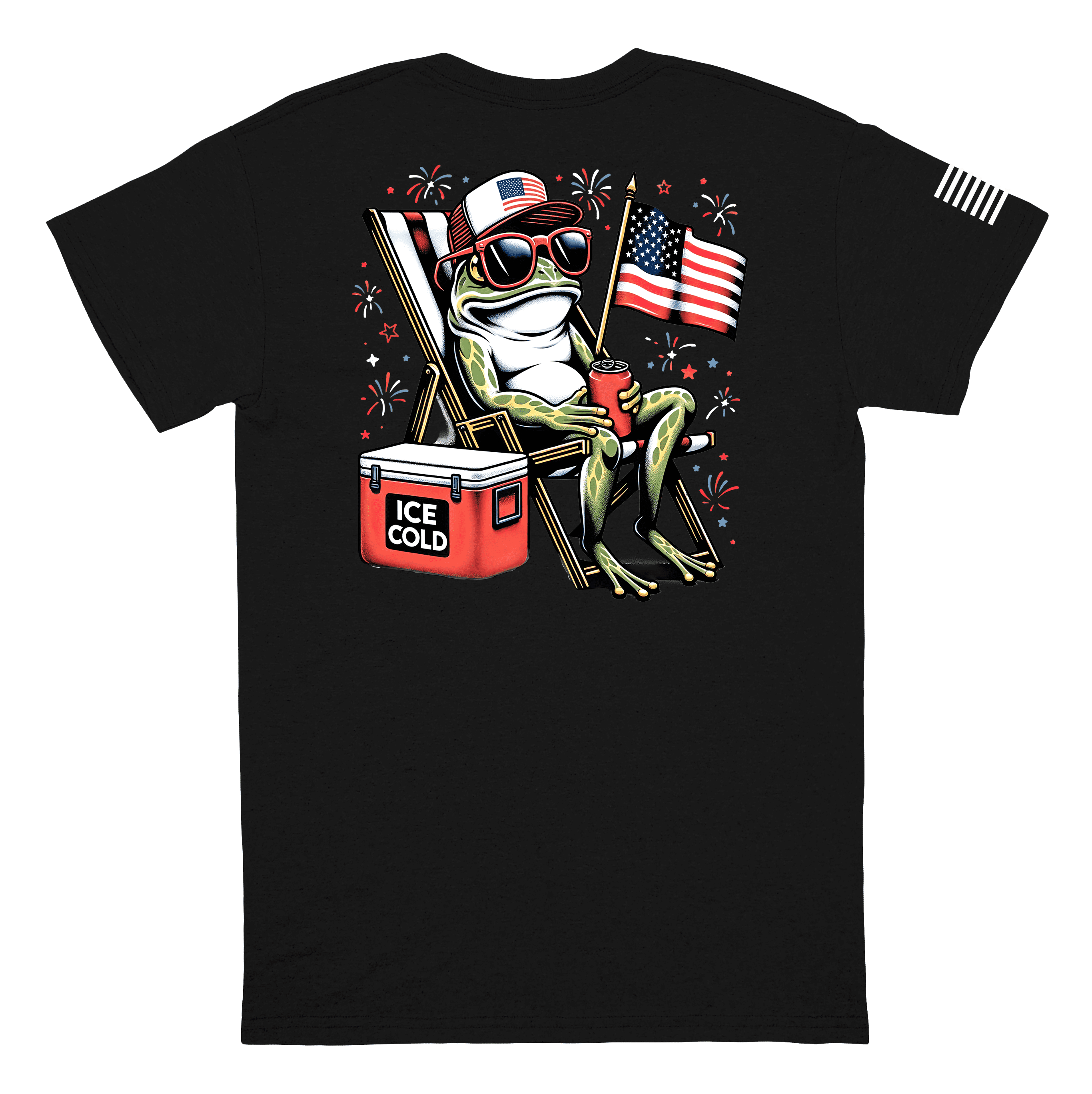 Patriot Pride Men's American Flag Sleeve Fourth of July Graphic Tees ...