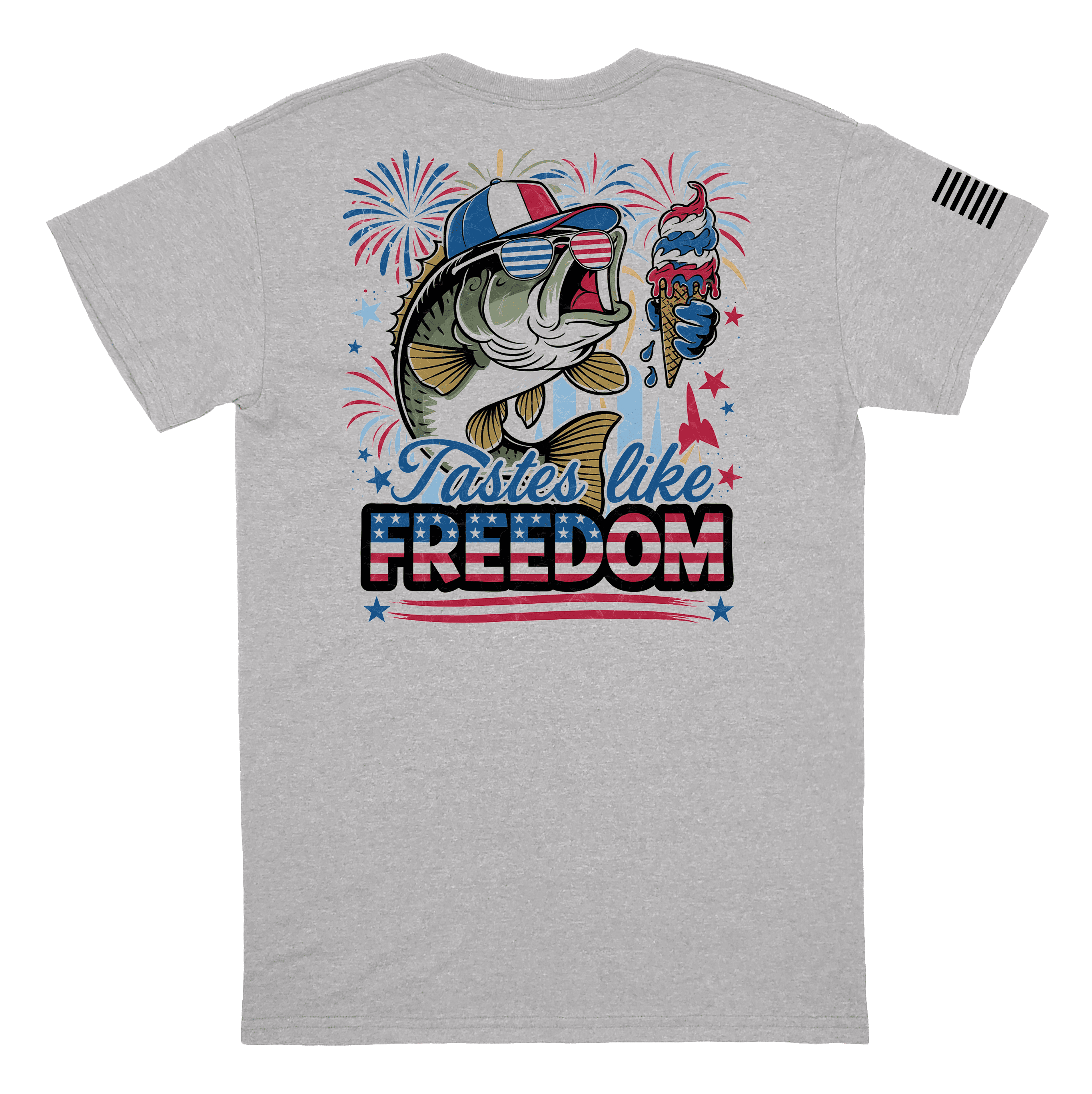 Patriot Pride Men's American Flag Sleeve Fourth of July Graphic Tees ...