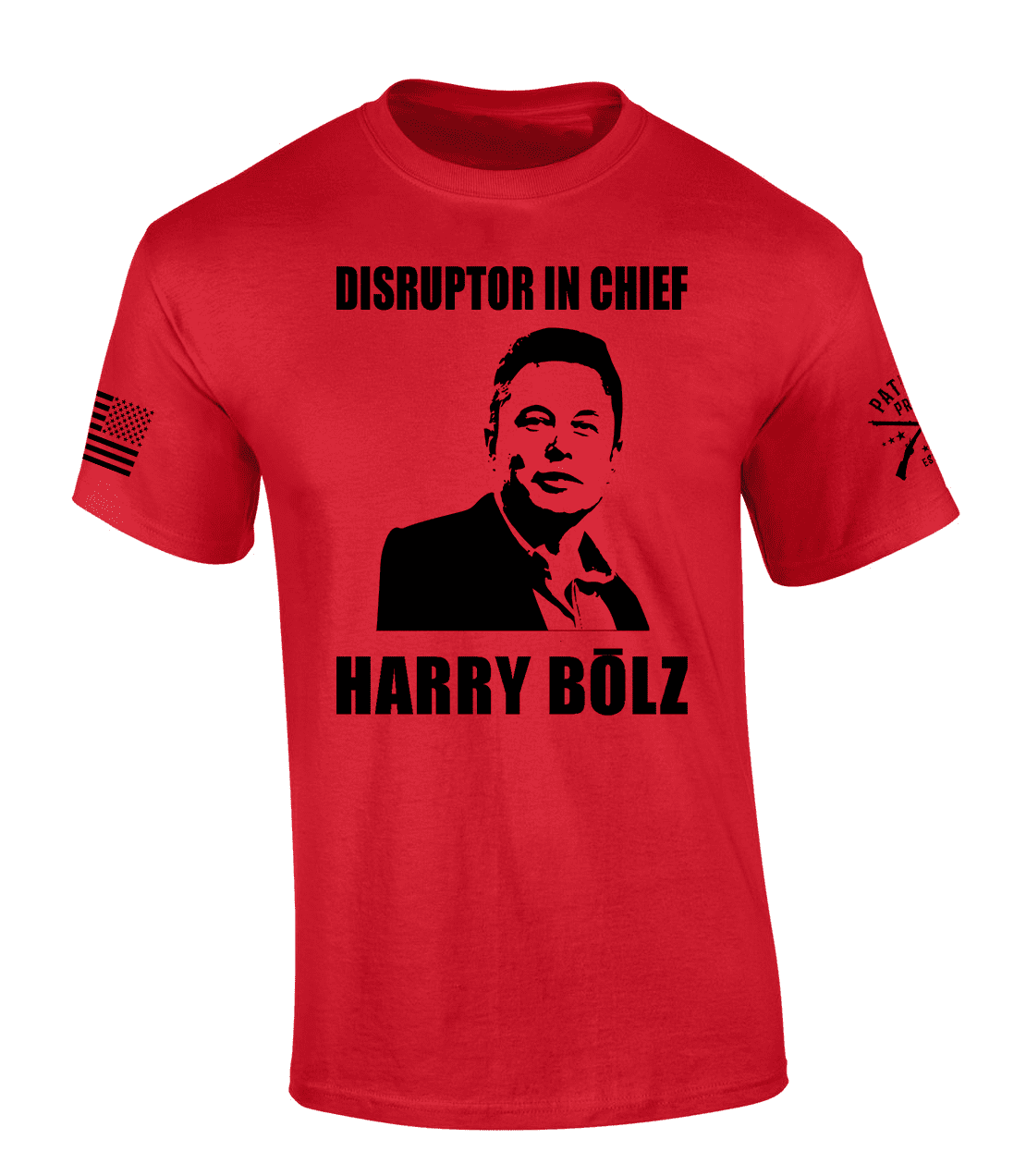 Patriot Pride Mens Funny Musk Disruptor In Chief Harry Bolz Short ...