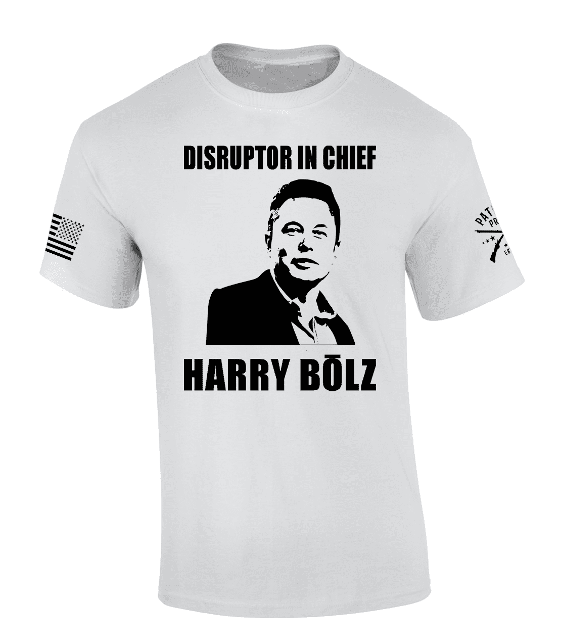 Patriot Pride Mens Funny Musk Disruptor In Chief Harry Bolz Short ...