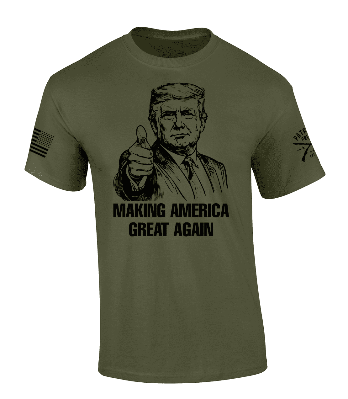 Patriot Pride Mens Funny Trump Pointing Making America Great Again MAGA ...