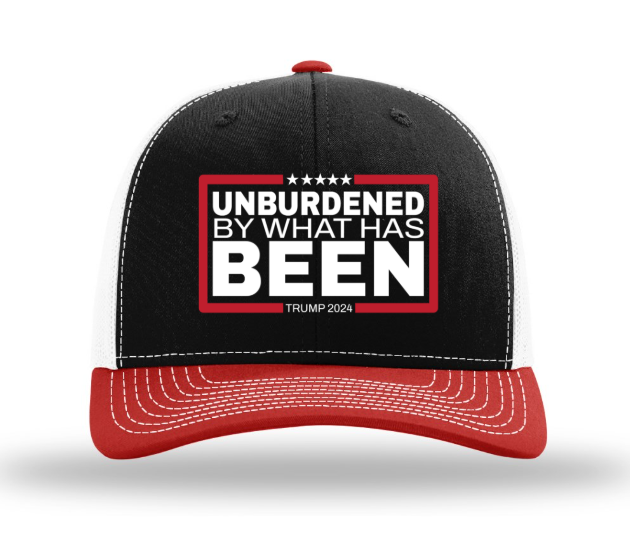 Patriot Pride Mens Unburdened Trump Box with Stars Mesh Back Trucker ...