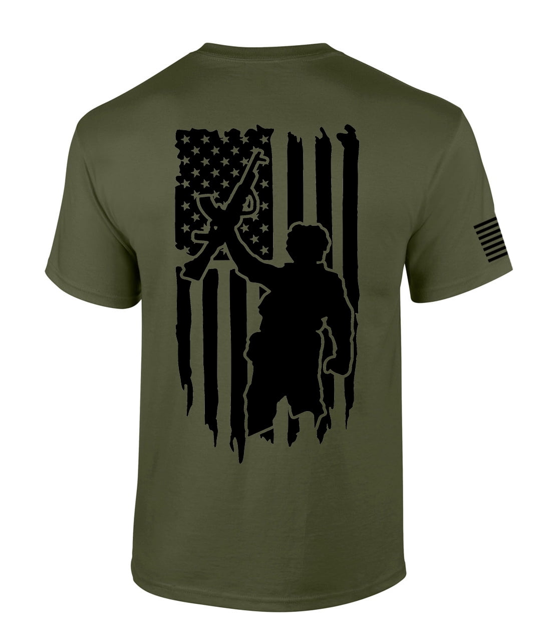 Patriot Pride Tshirt Mens Patriotic American Flag Wolverines Time To