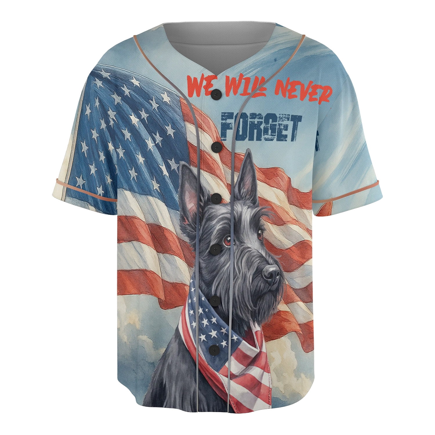 Patriot Scottish Terrier We Will Never Forget Patriotic Remembrance Day ...