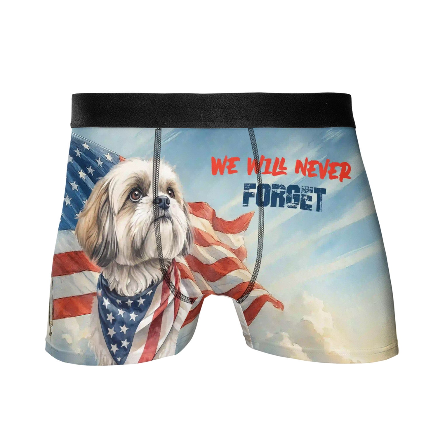 Patriot Shih Tzu We Will Never Forget Patriotic Remembrance Day All ...