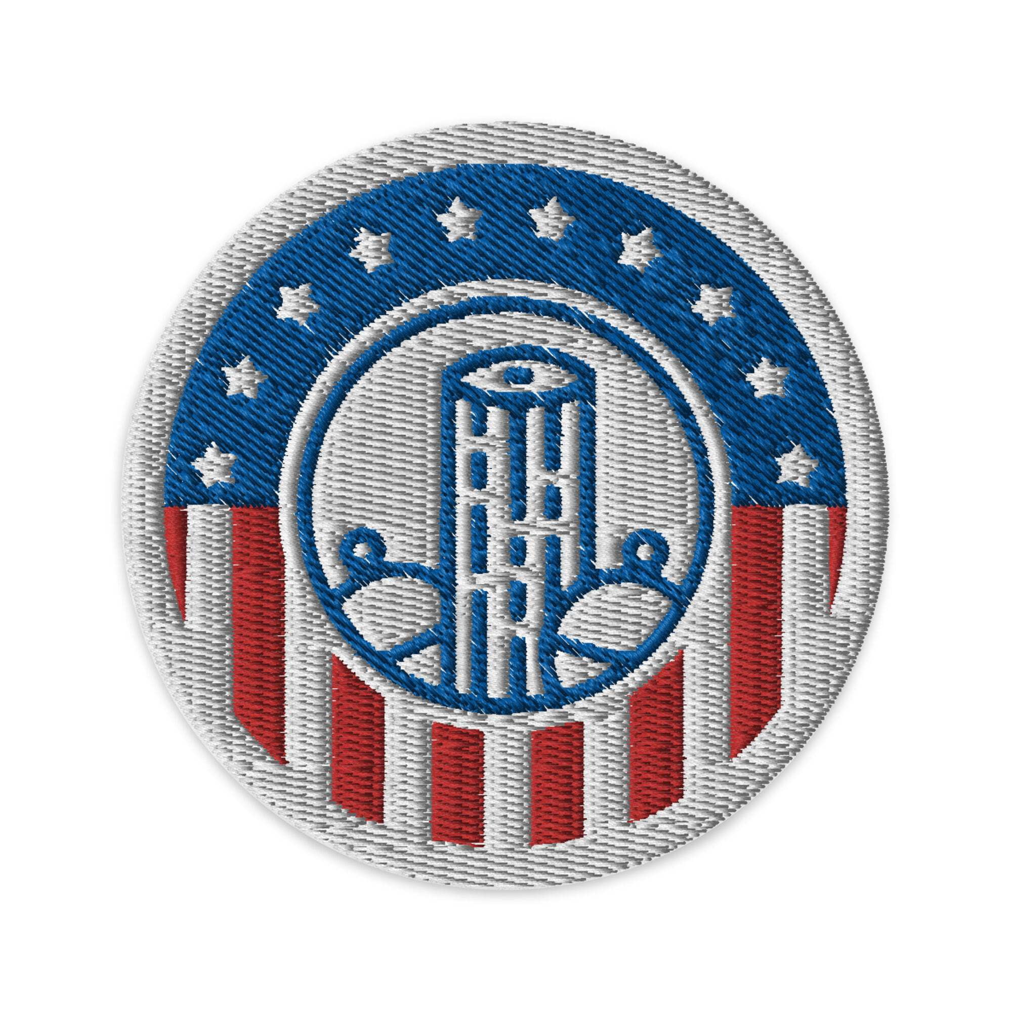 Patriot’s Crest Embroidered Patch - Walmart.com