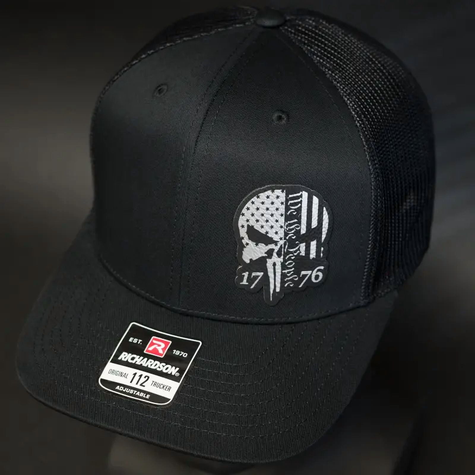 Patriotic 1776 Skull Hat With We The People Design, Adjustable Snapback ...