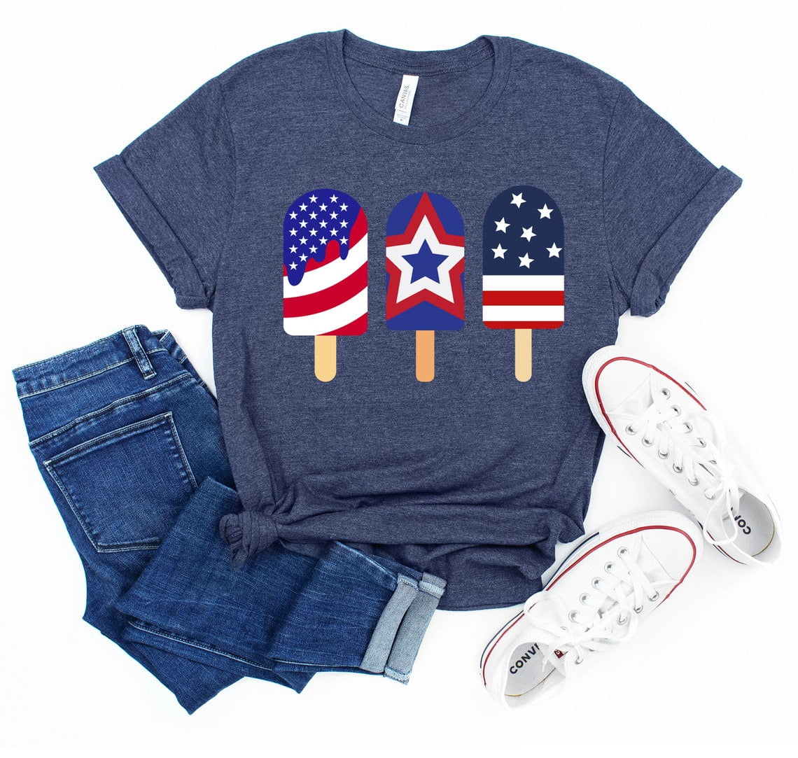Patriotic 4Th Of July Popsicle'S Shirt, 4Th Of July Popsicle Tee, 4Th ...