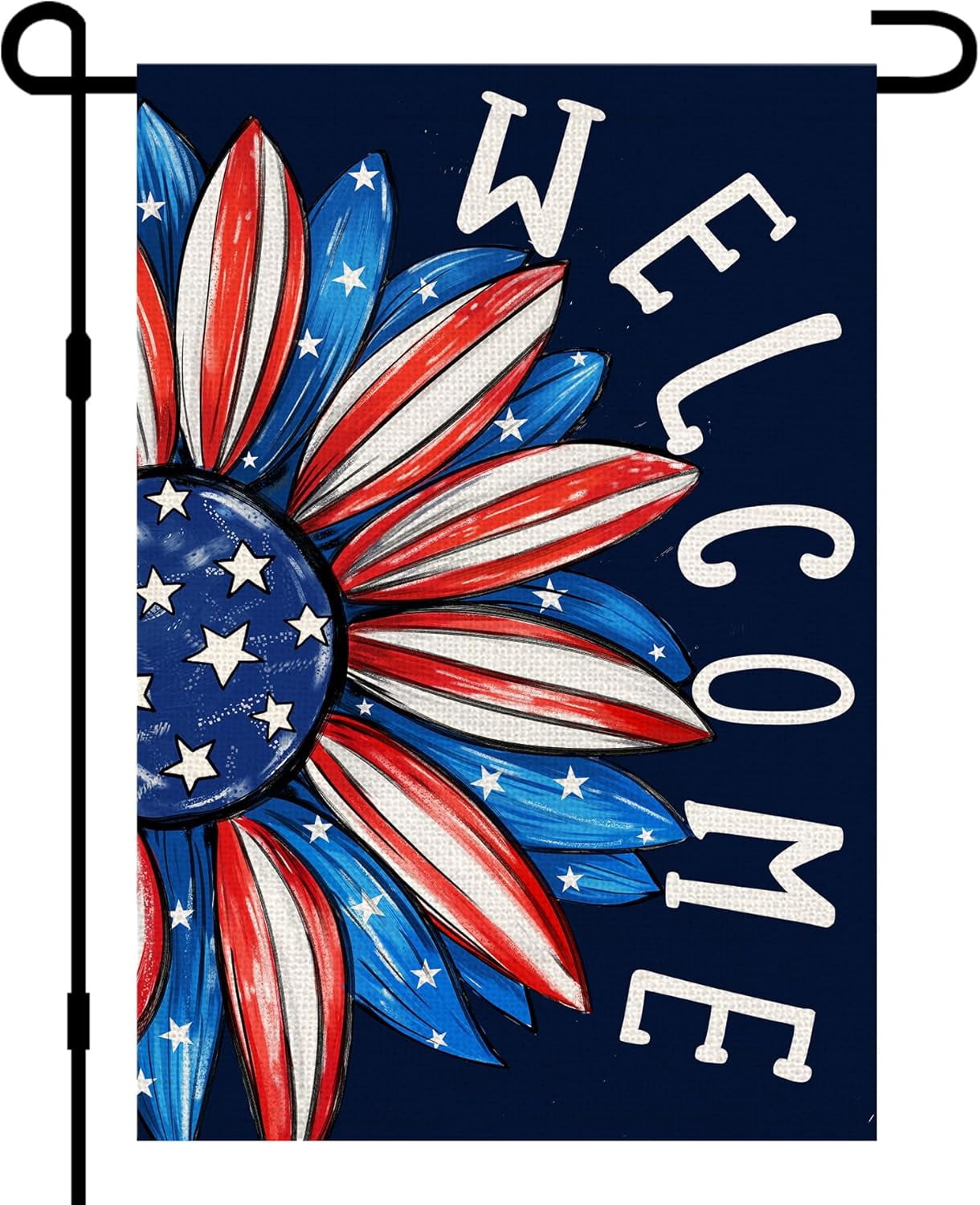 Patriotic 4th of July Garden Flag Double Sided Outside, Memorial Day ...