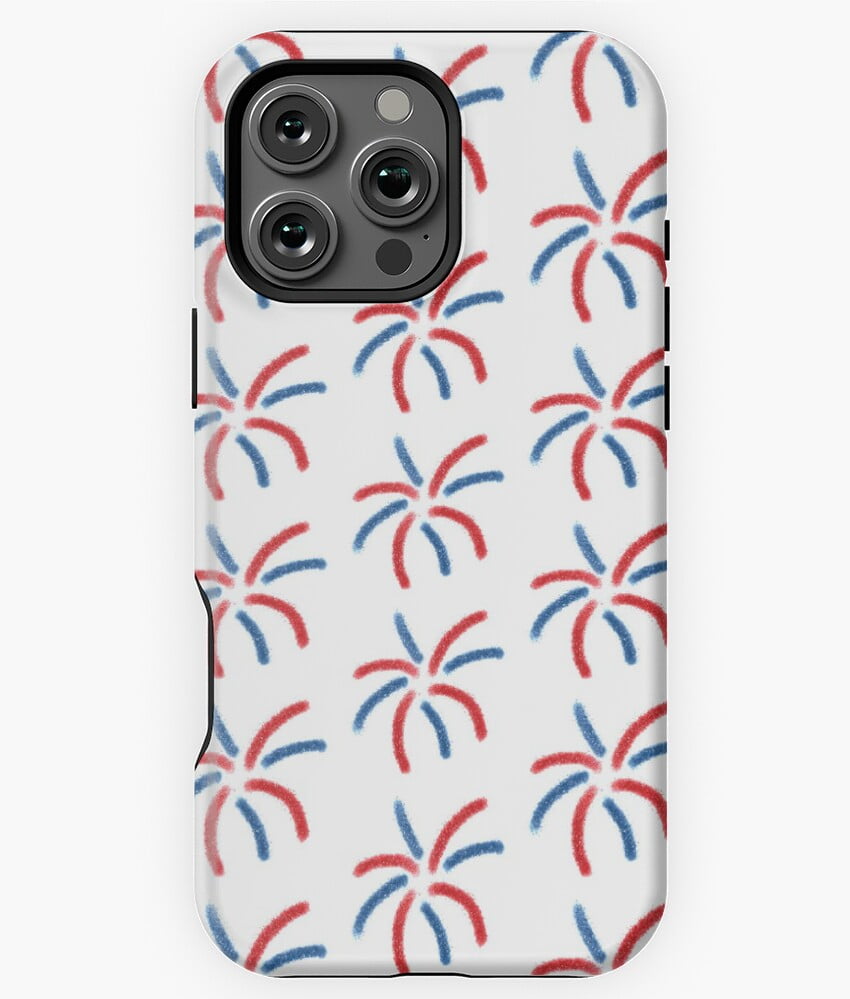 Patriotic 4th Of July Fireworks Show Phone Case for iPhone 16 15 14 13 ...