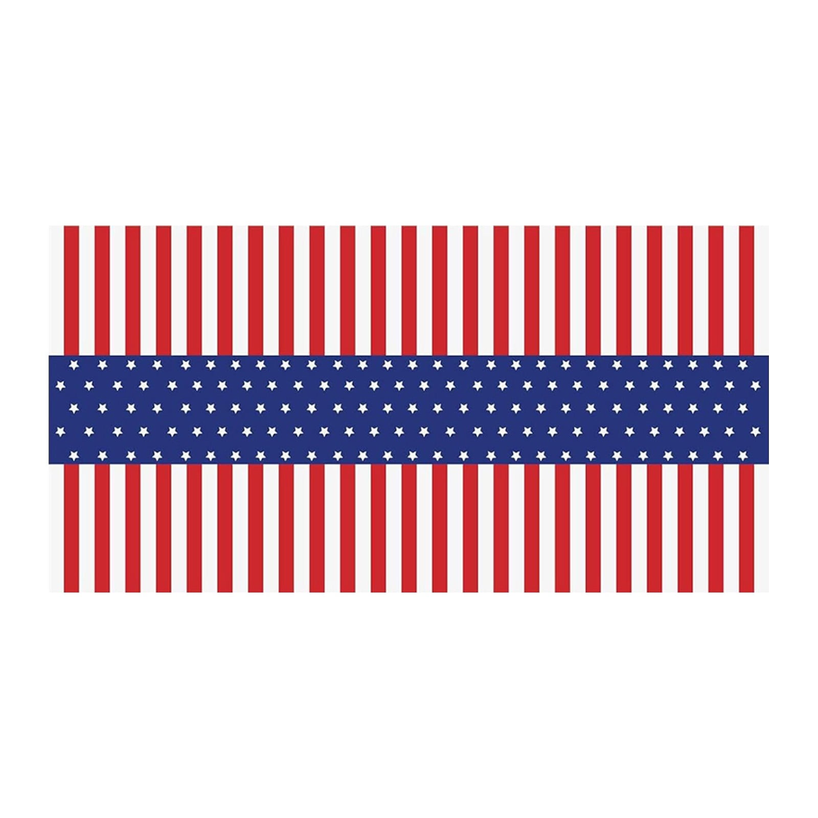 Patriotic American Flag Table Runner Red, White, and Blue Stars and ...