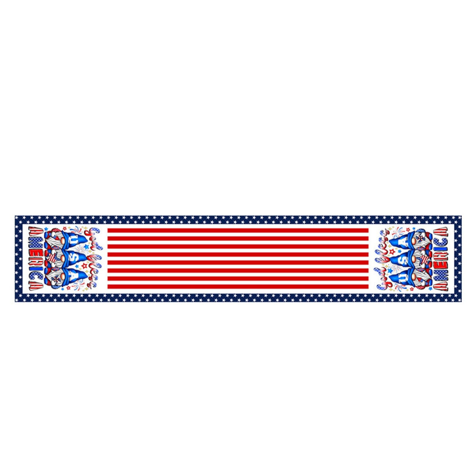 Patriotic American Flag Table Runner Stars and Stripes Design for 4th ...