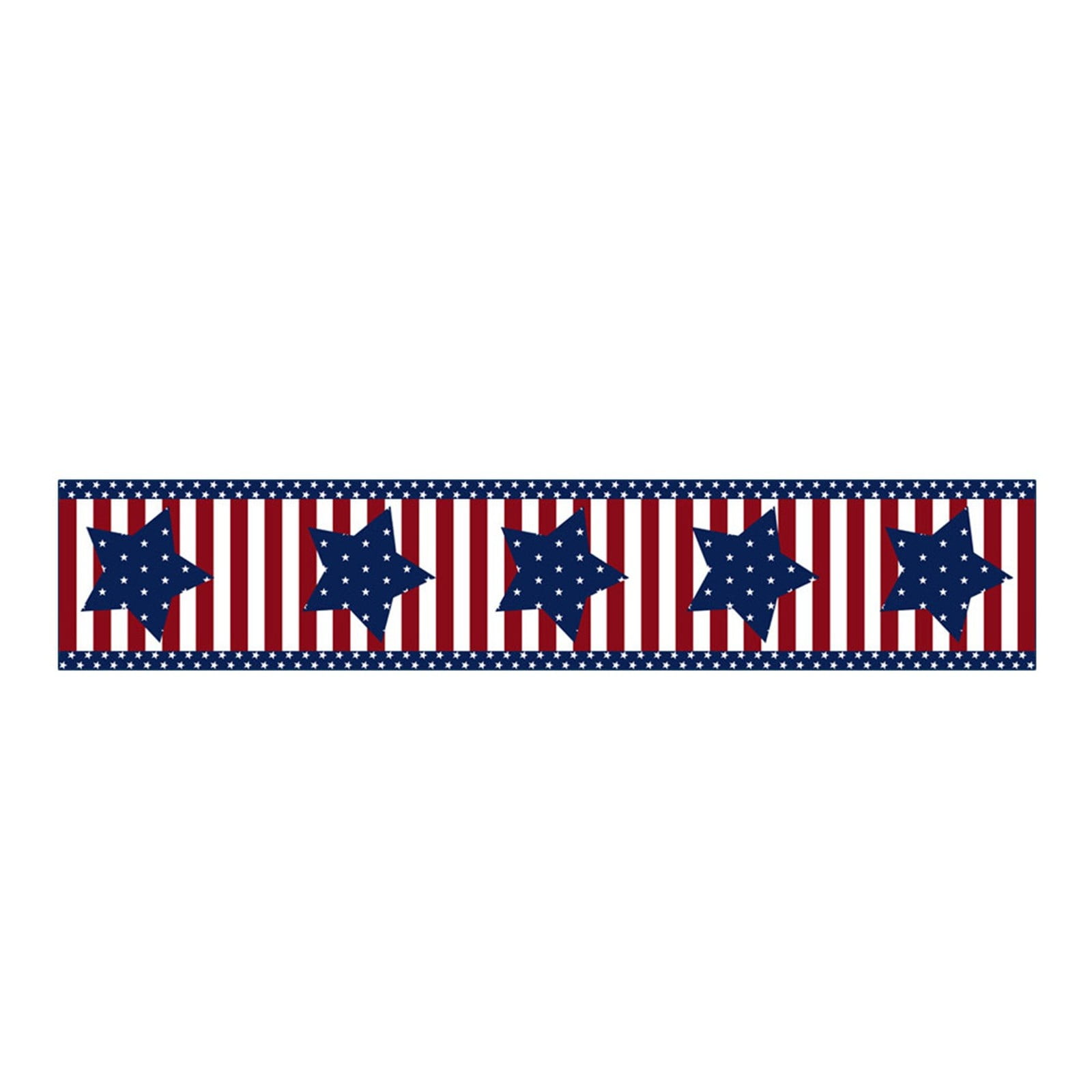 Patriotic American Flag Table Runner Stars and Stripes Design for 4th ...