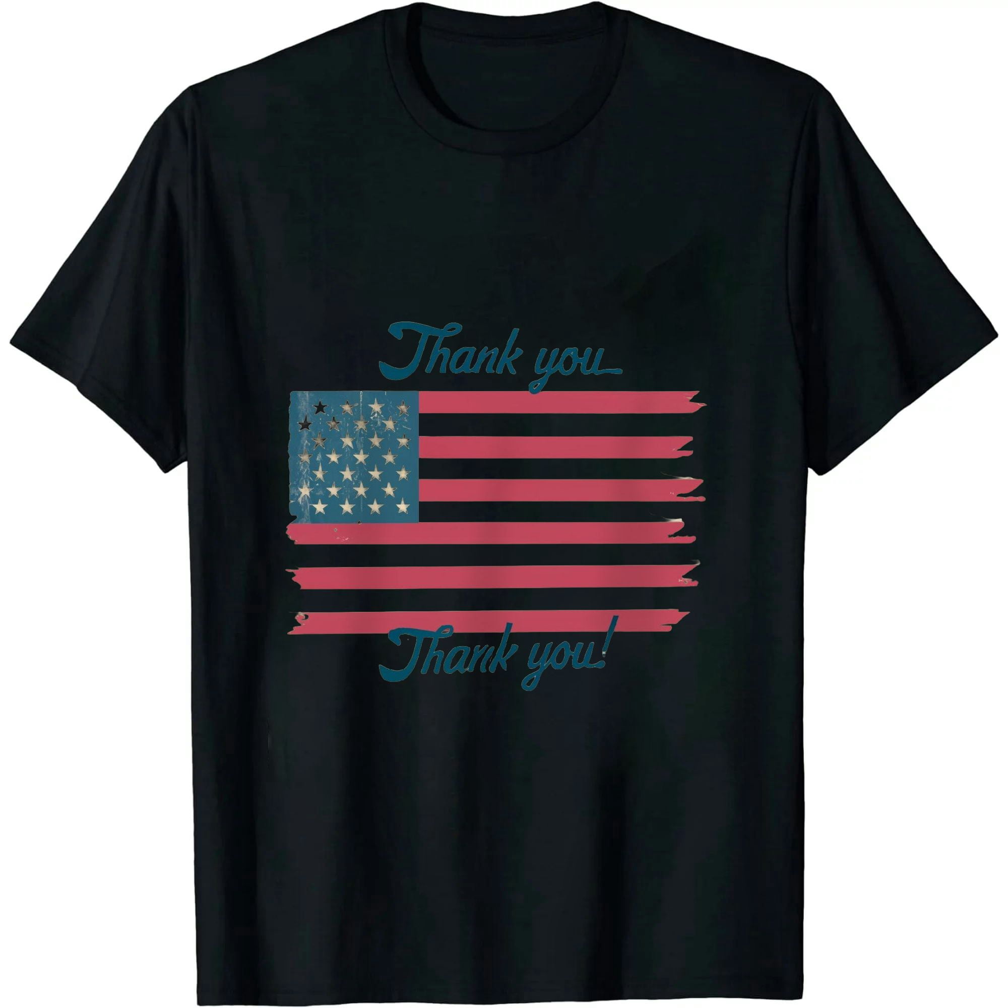 Patriotic American Flag Thank You Veterans Day USA Kids Boys T-Shirt ...