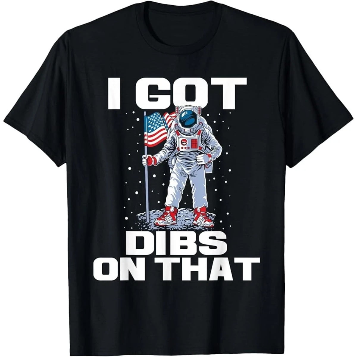Patriotic Astronaut - 4th Of July Fourth Moon Planets Space T-Shirt - Walmart.com