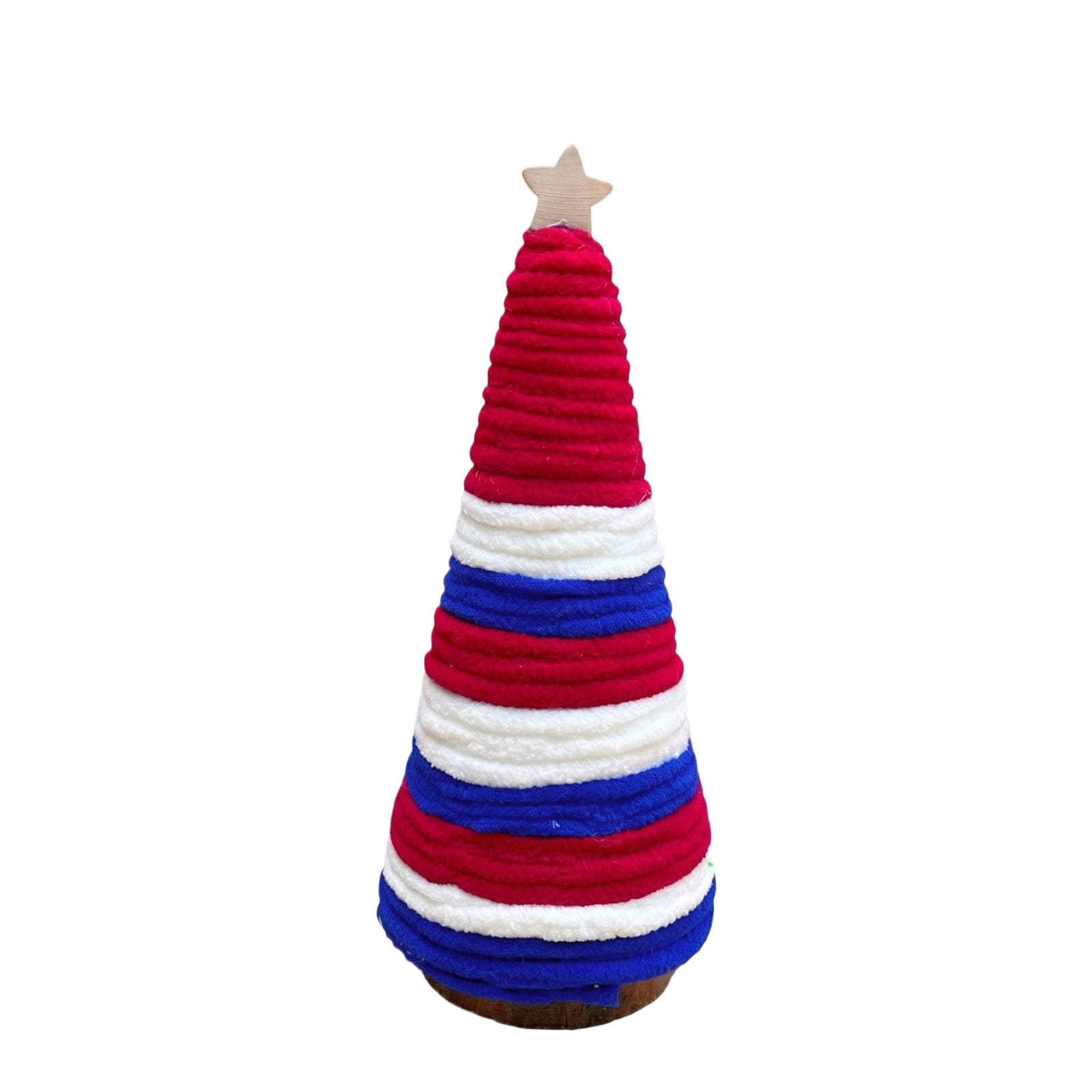 Patriotic Blue Star Tree Figurine, 4th of July Independence Day ...