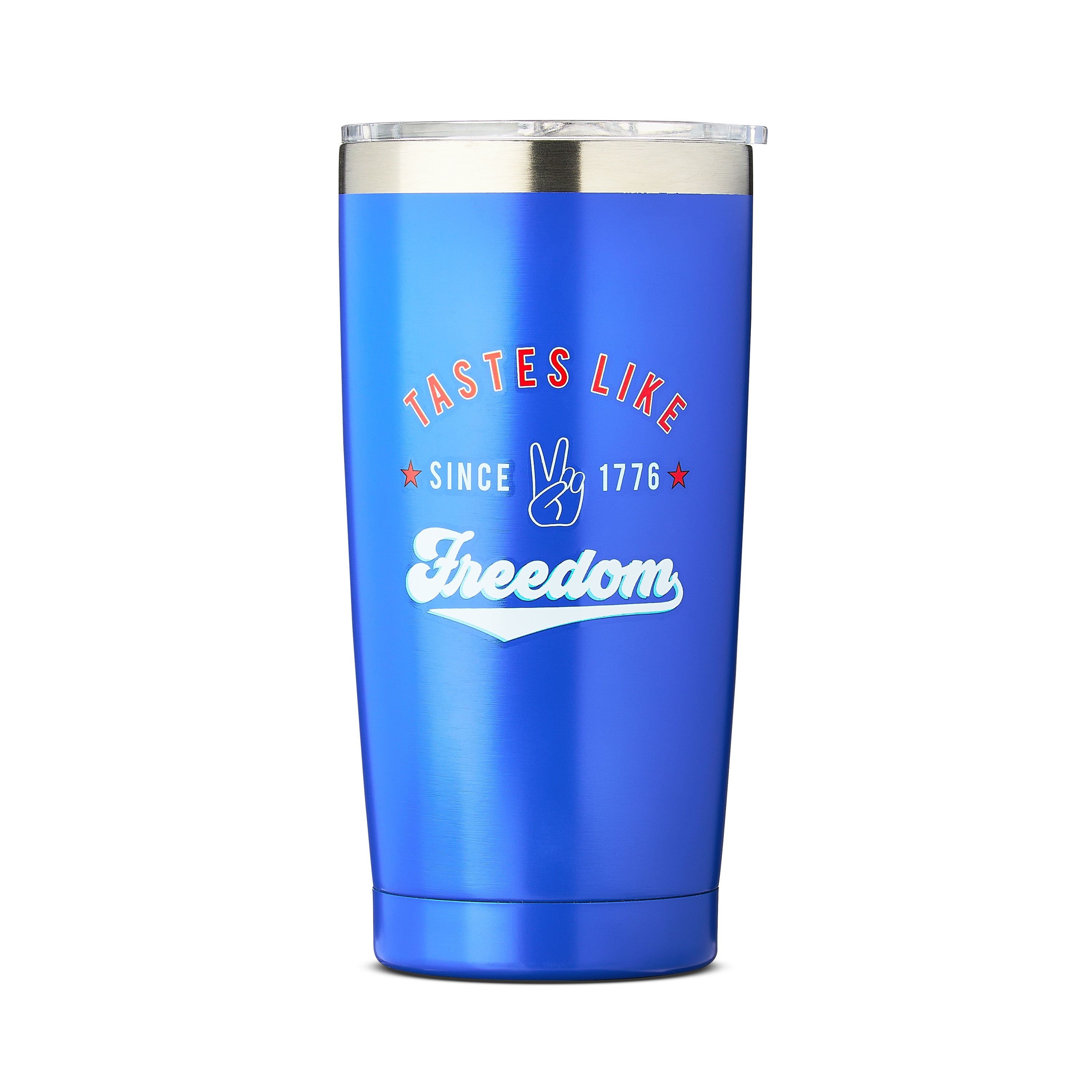 Patriotic, Blue Tastes Like Freedom Tumbler, 16 oz., 7.8 inch, Way to ...
