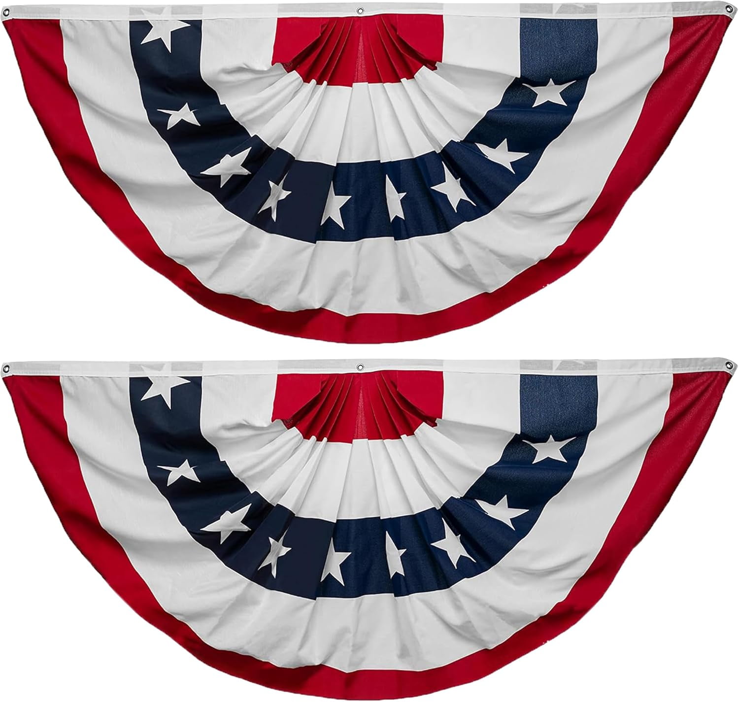 Patriotic Bunting Outdoor Flags & Banners 3 x 6 Feet (Set of 2 ...