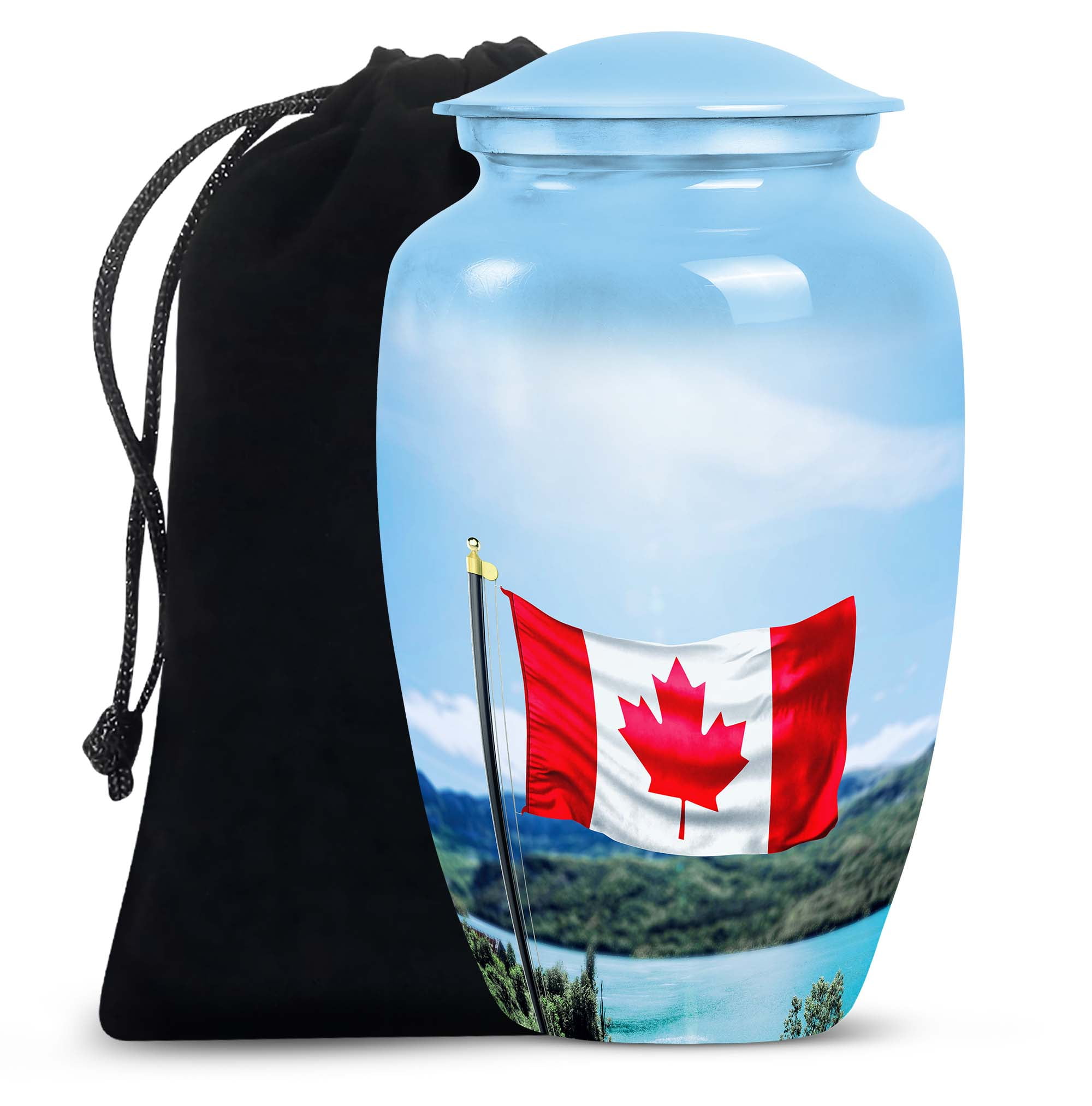 Patriotic Canadian Pride - Burial Urns For Adult - Cremation Urn Human ...