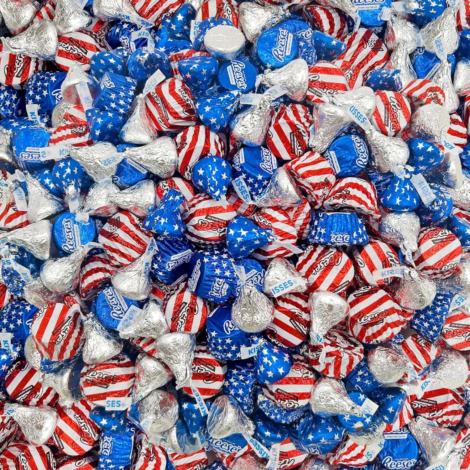 Patriotic Candy, Election Day Chocolate Mix - HERSHEY’S KISSES and ...