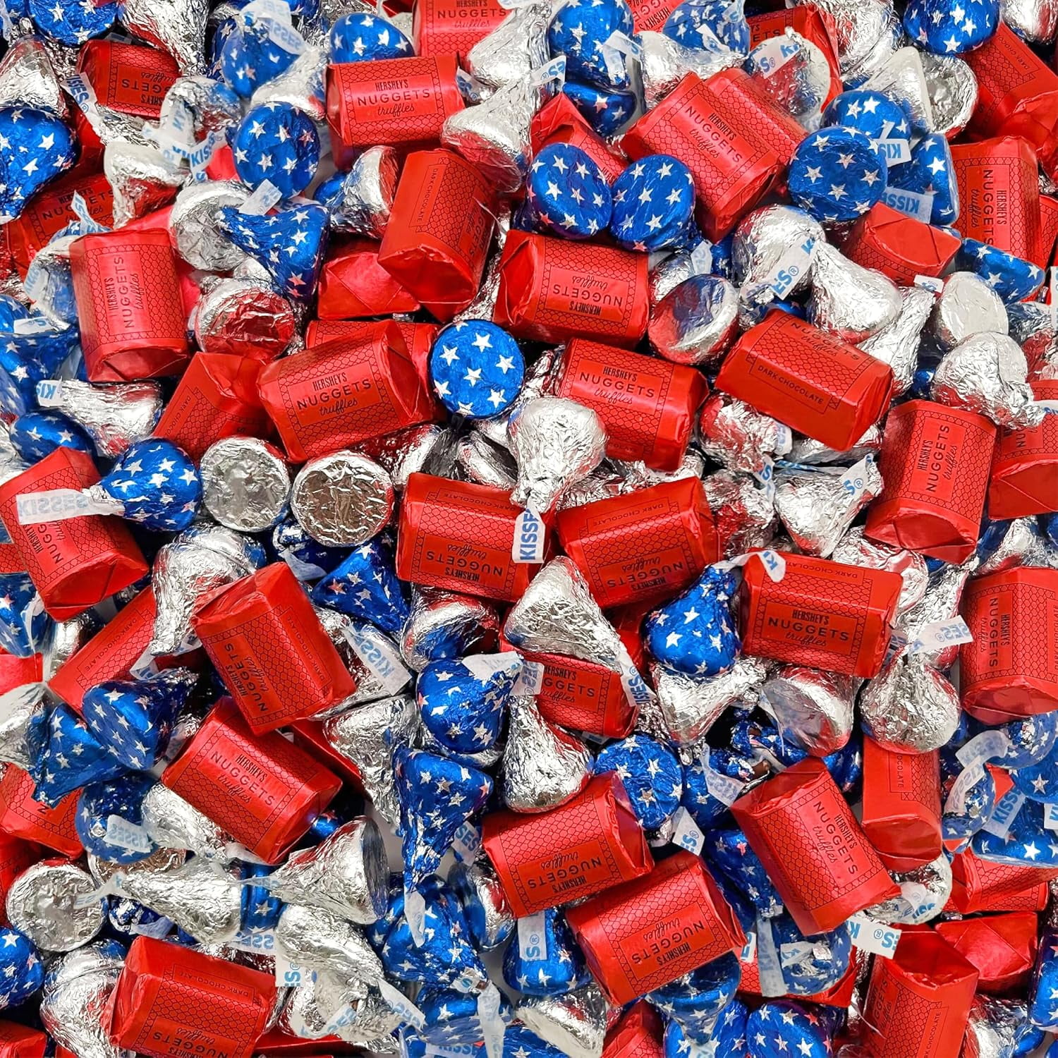 HERSHEY’S KISSES & REESES Cups - Patriotic Assorted Chocolate Mix ...