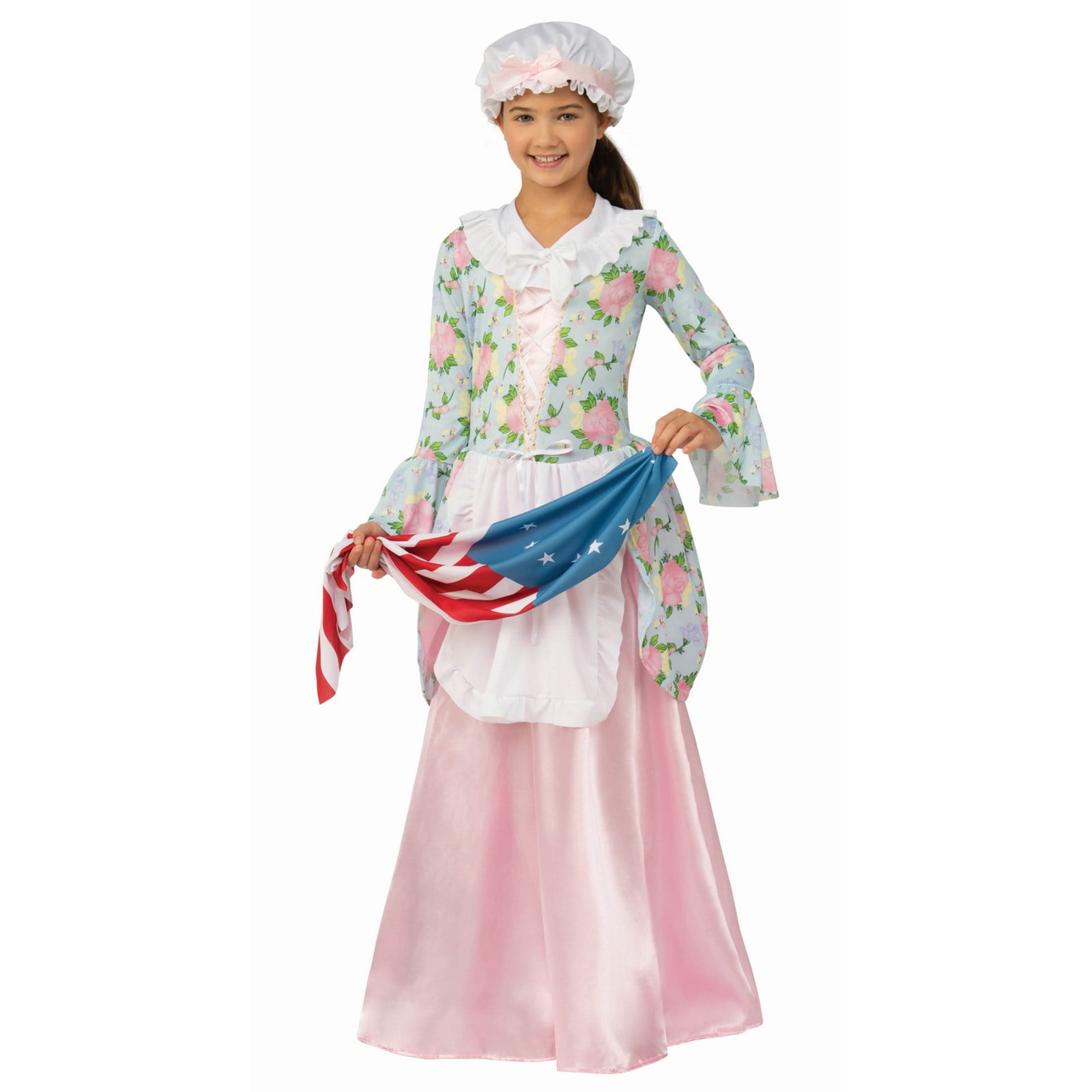 Patriotic Colonial Girl Costume - Walmart.com