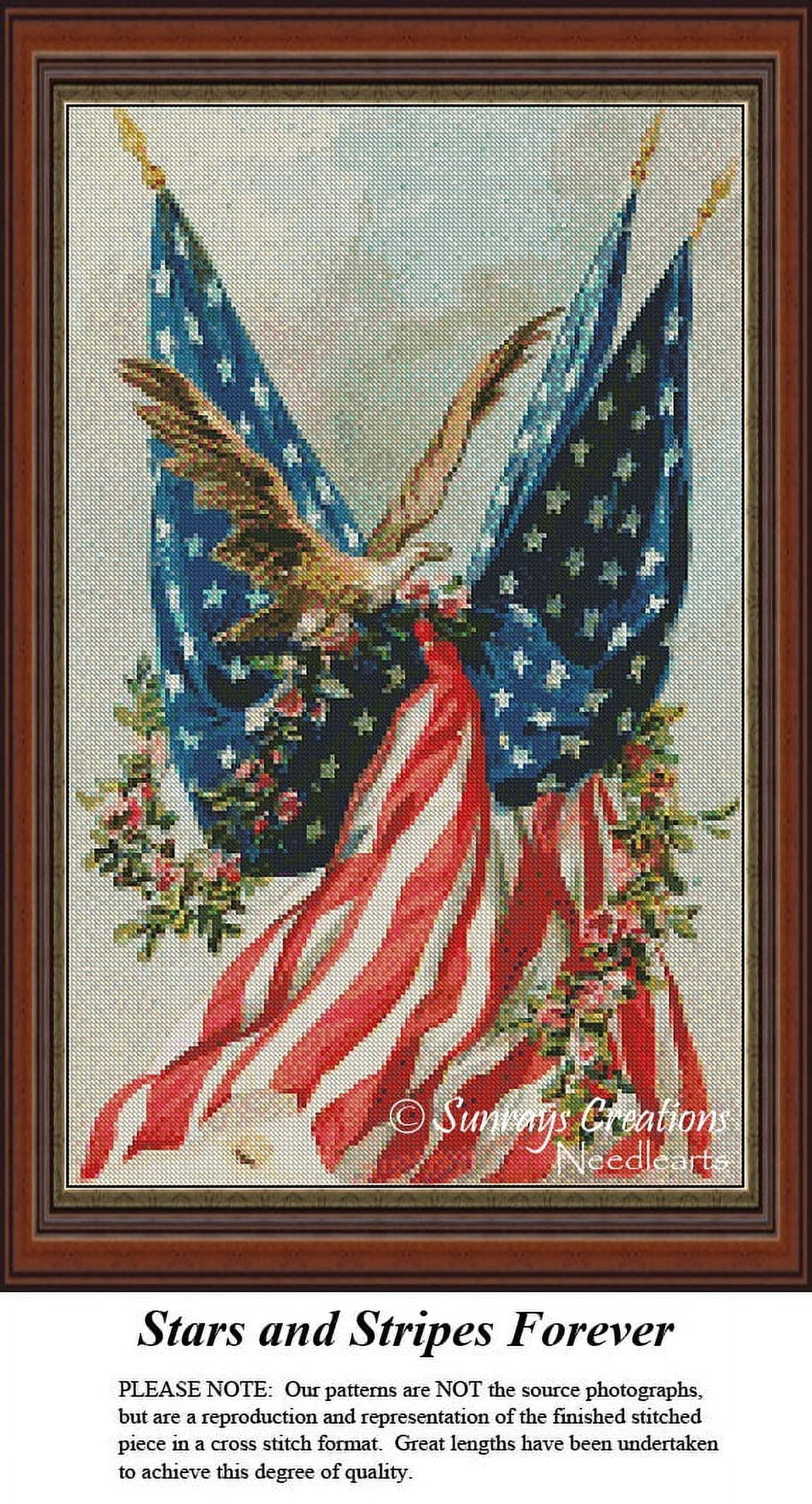 Patriotic Cross Stitch Pattern
