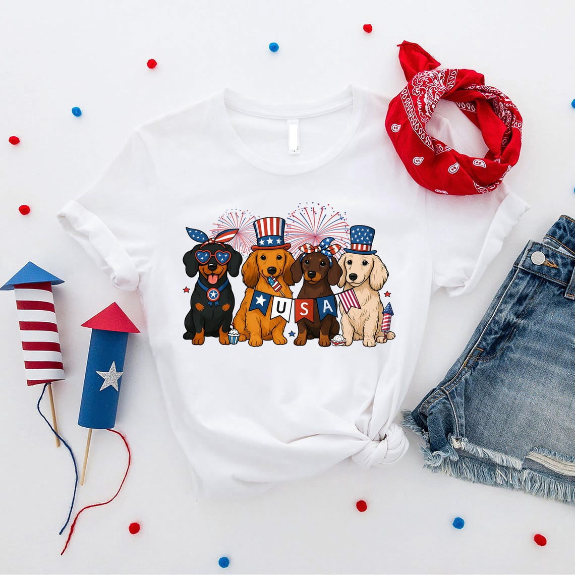 Funny 4th Of July Shirt Dachshund 4th Of July Shirt 4th Of July Dog
