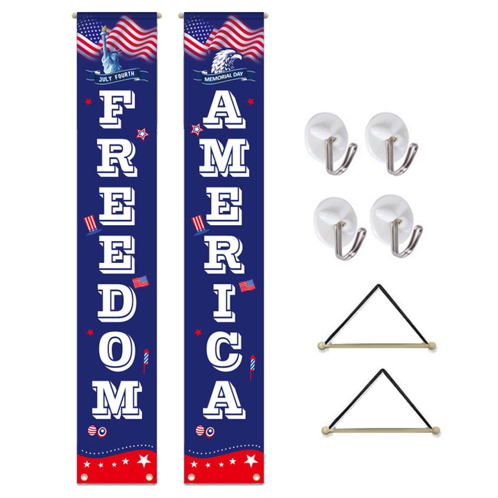Patriotic Decorations for 4th of July Decor, Hanging American Flag ...