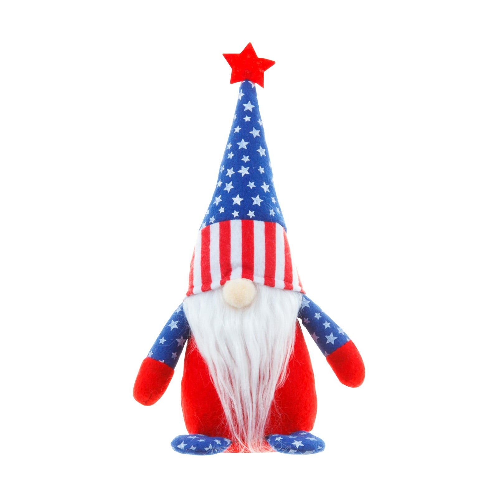 Patriotic Decorations Fourth Of July Patriotic American Flag Gnome Decoration Red White & Blue ...