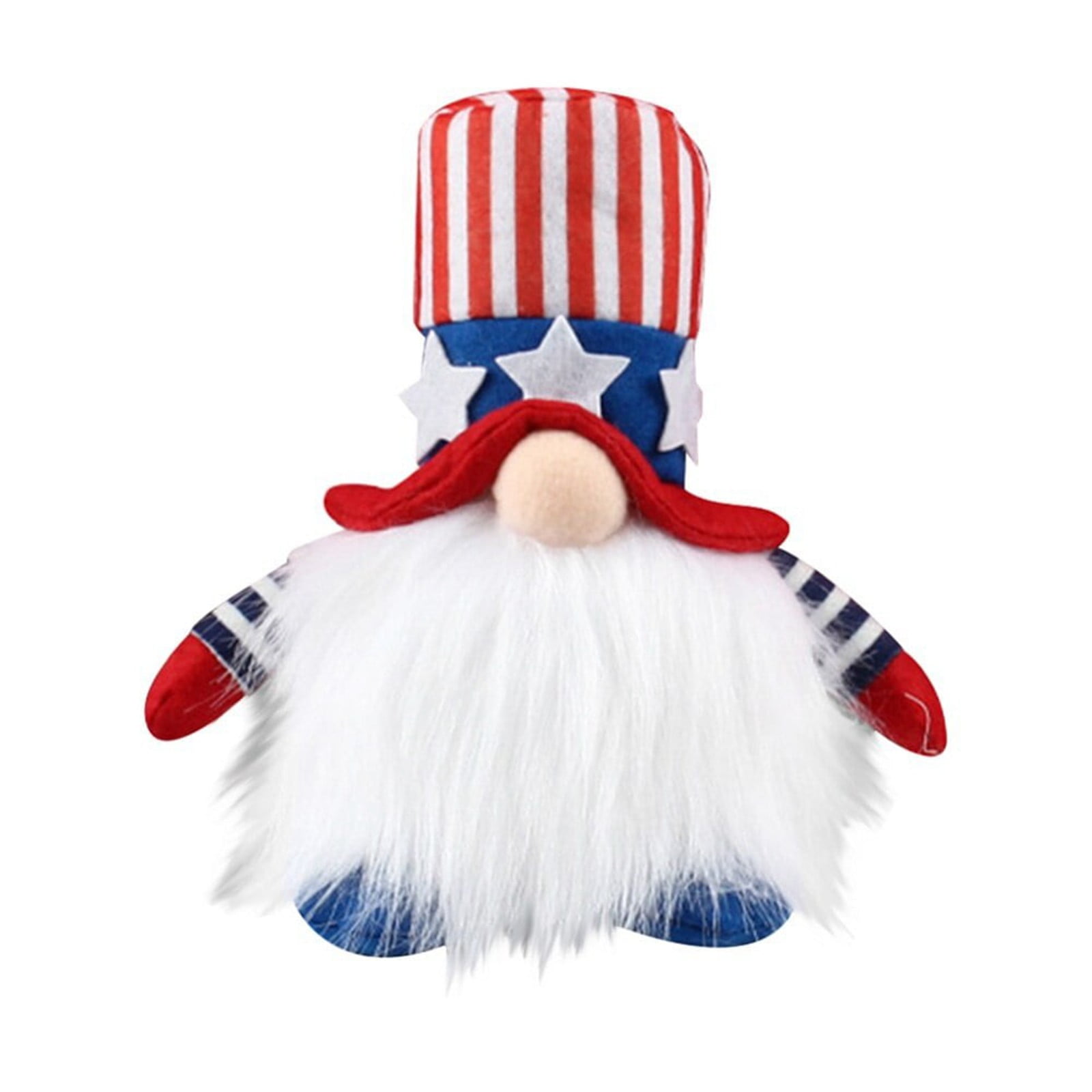 Patriotic Decorations Independence Day Decorations Patriotic Gnome Plush Decoration Festive Red ...