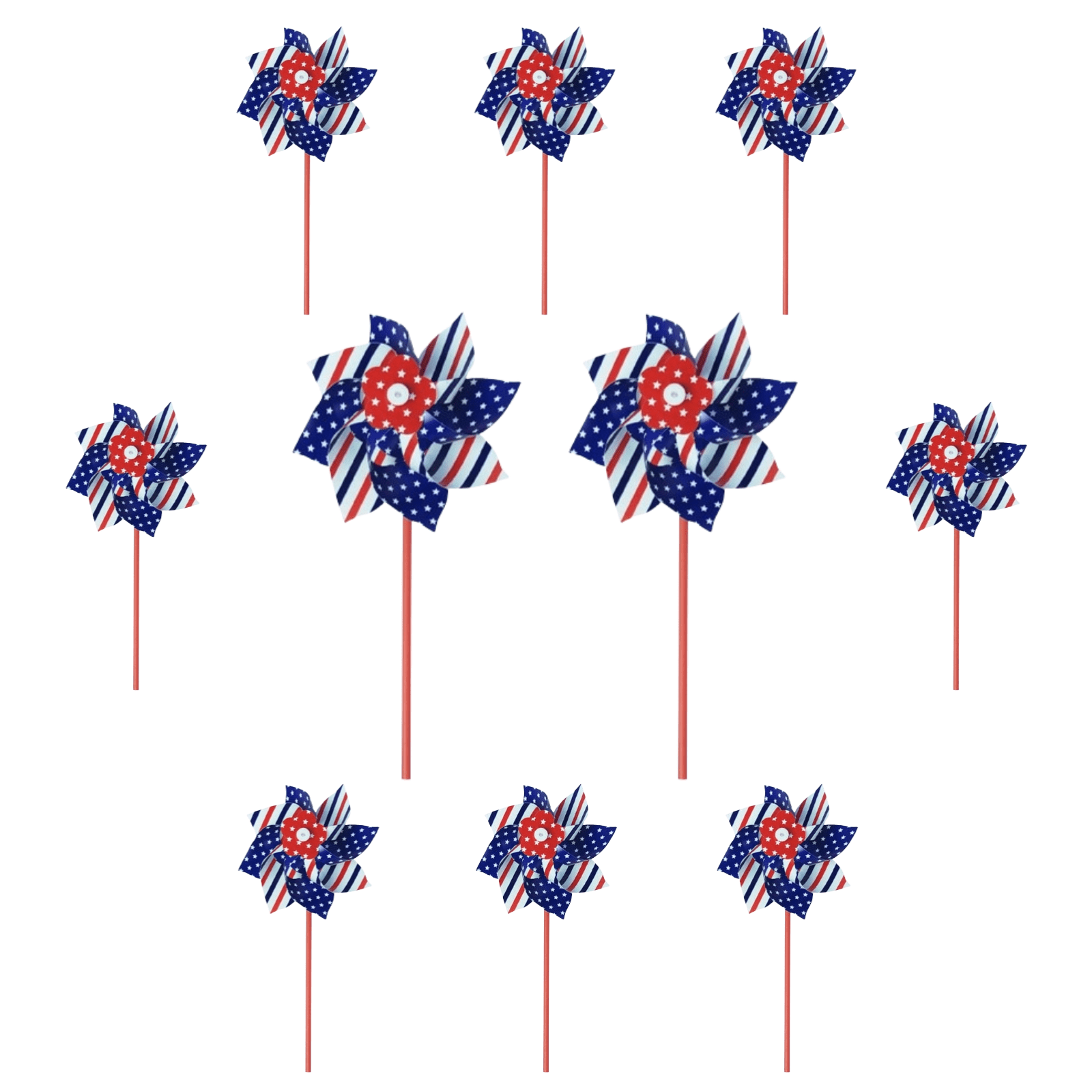 Patriotic Decorations, Wind Spinners Outdoor, American Flag Red White ...