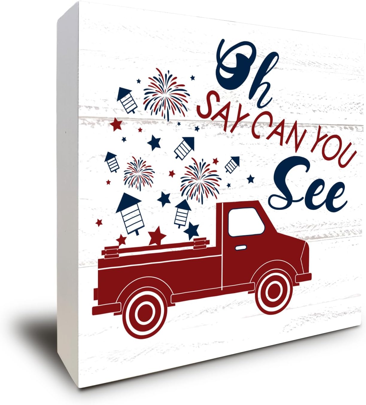 Patriotic Decoratons,Fourth of July Decor,America Truck Oh Say Can You ...