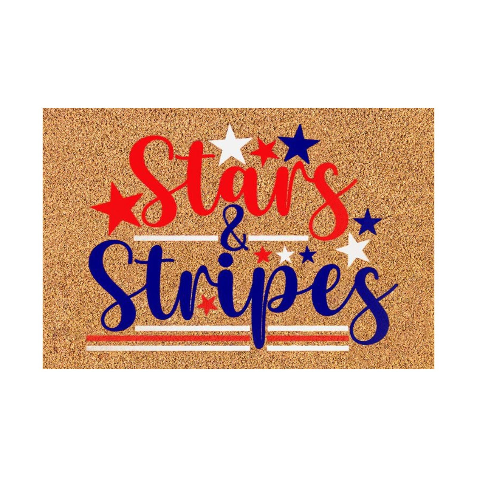 Patriotic Door Mat 4Th of July Doormat Independence Day, Furenl and ...