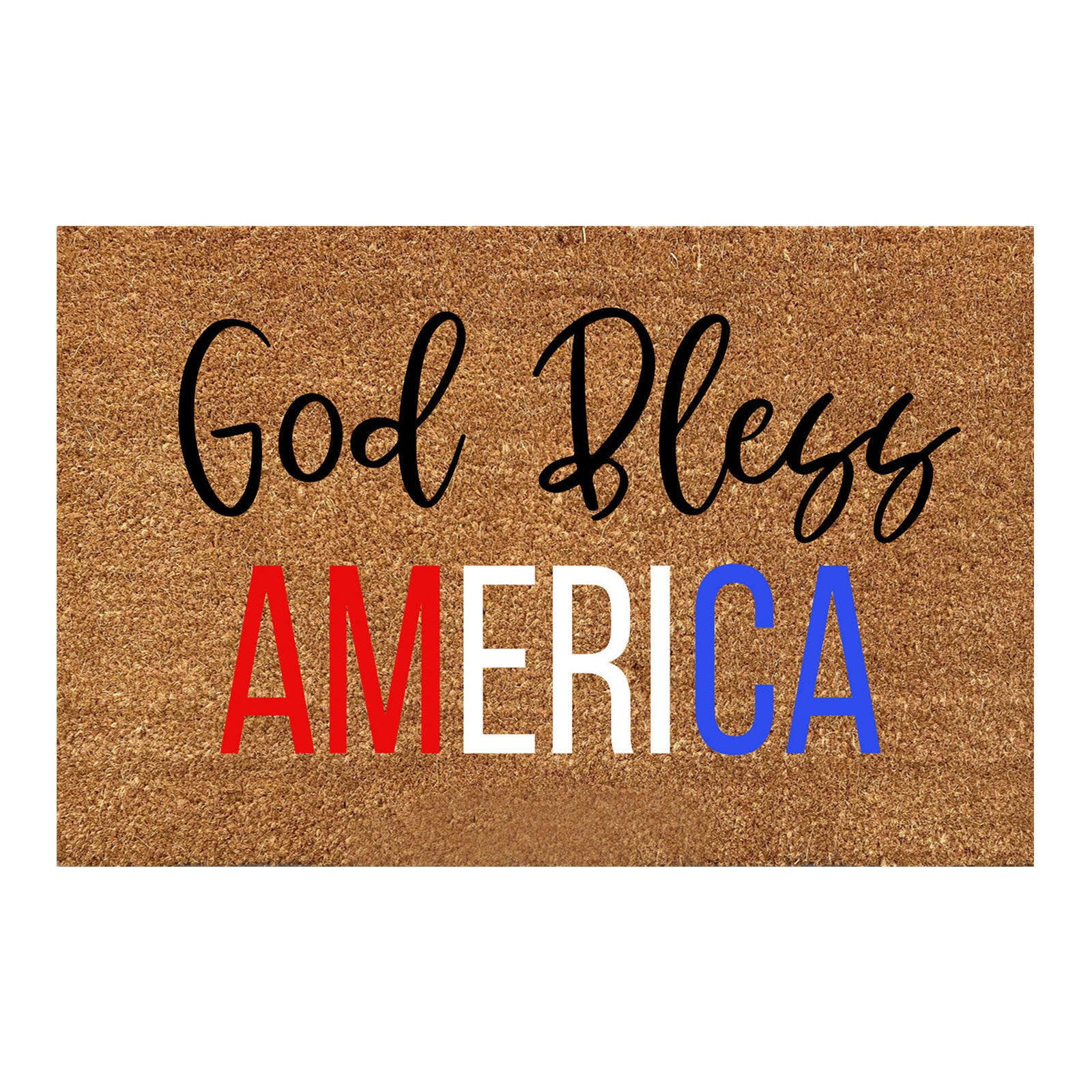 Patriotic Door Mat Memorial Day Decorations Doormat Outdoor Entrance ...