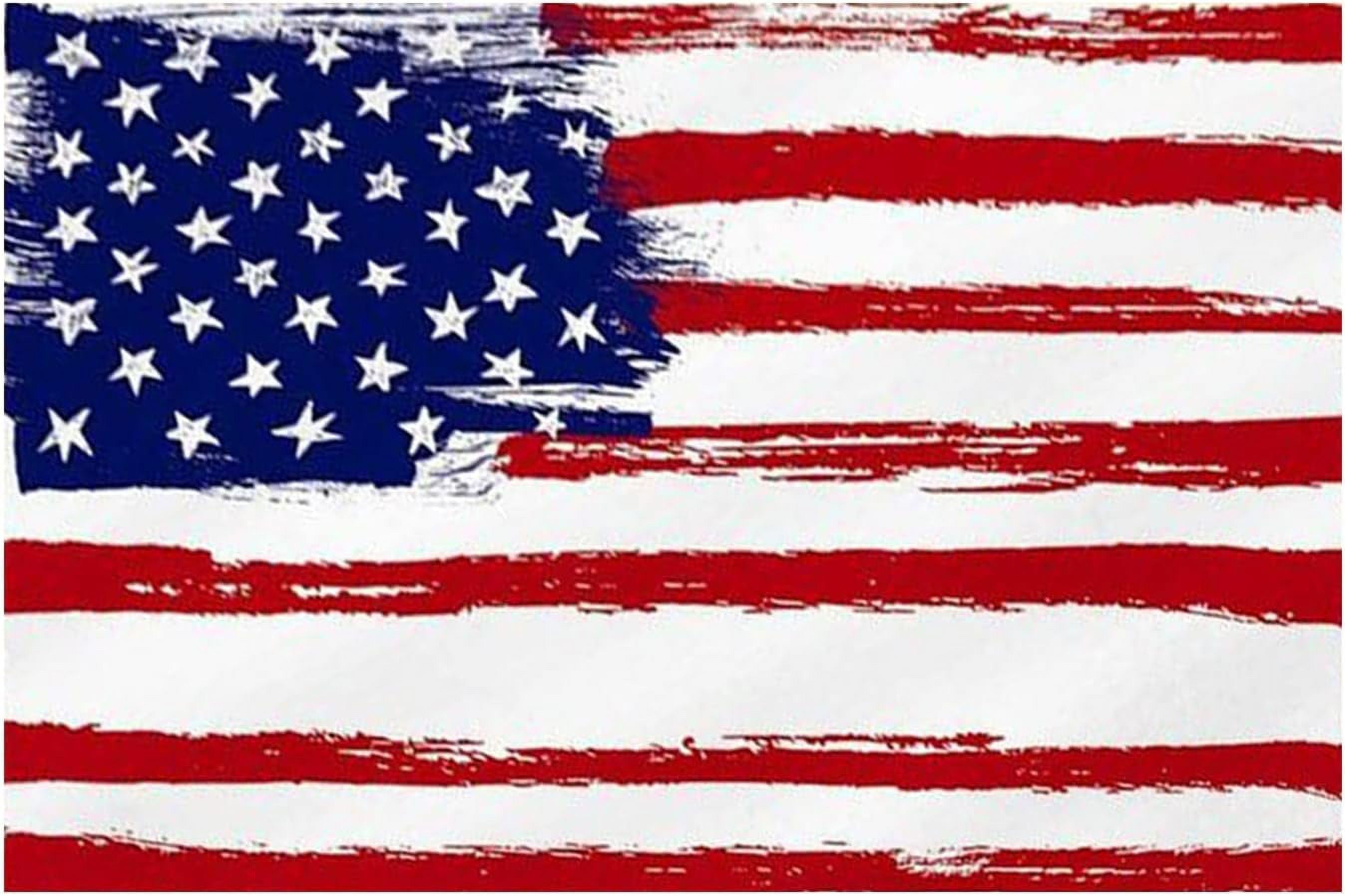 Patriotic Doormat America Flag Doormat Stars and Stripes Door Mat 4th ...
