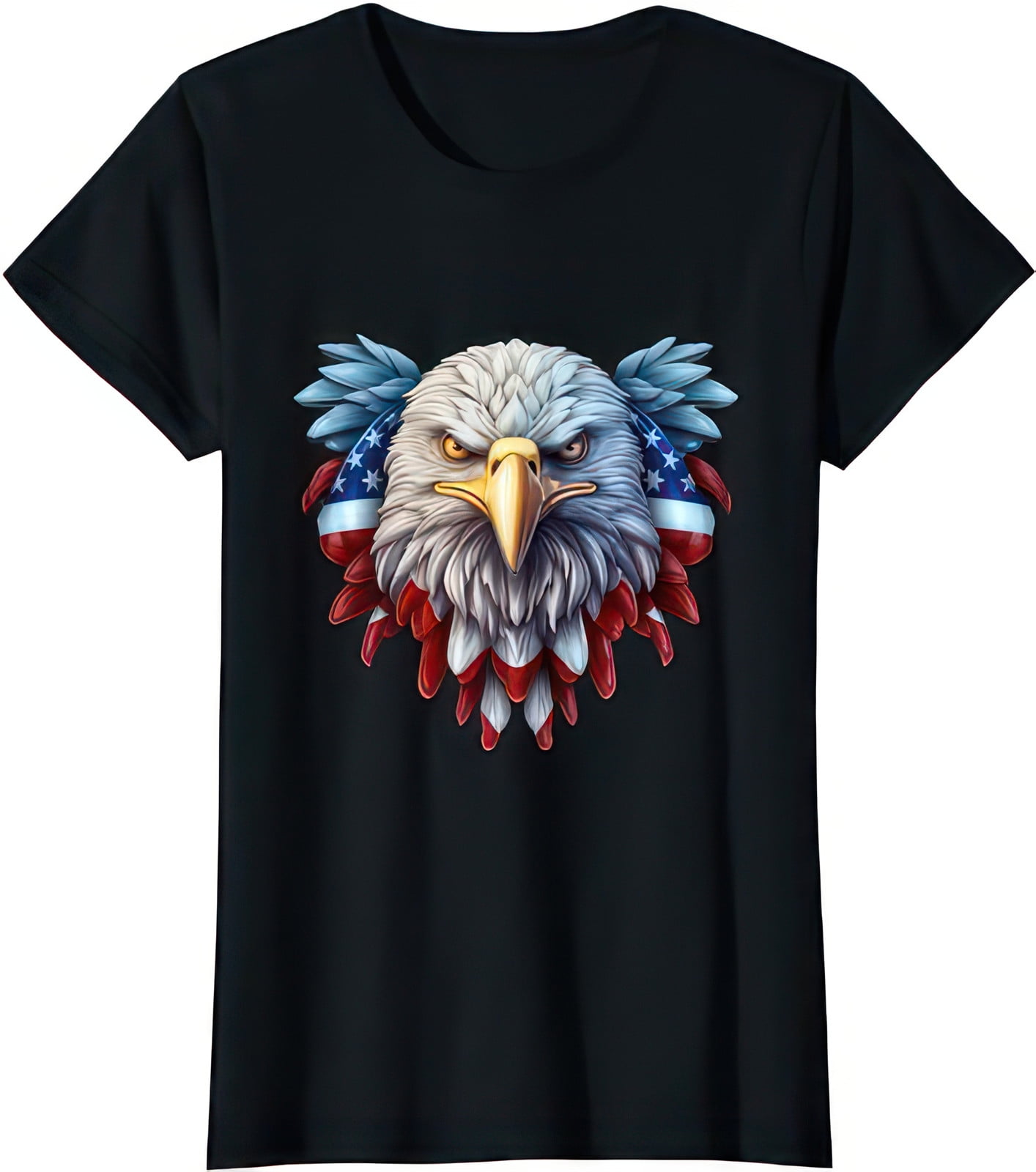 Patriotic Eagle 4th of July Men Women USA Patriotic Eagle T-Shirt T ...