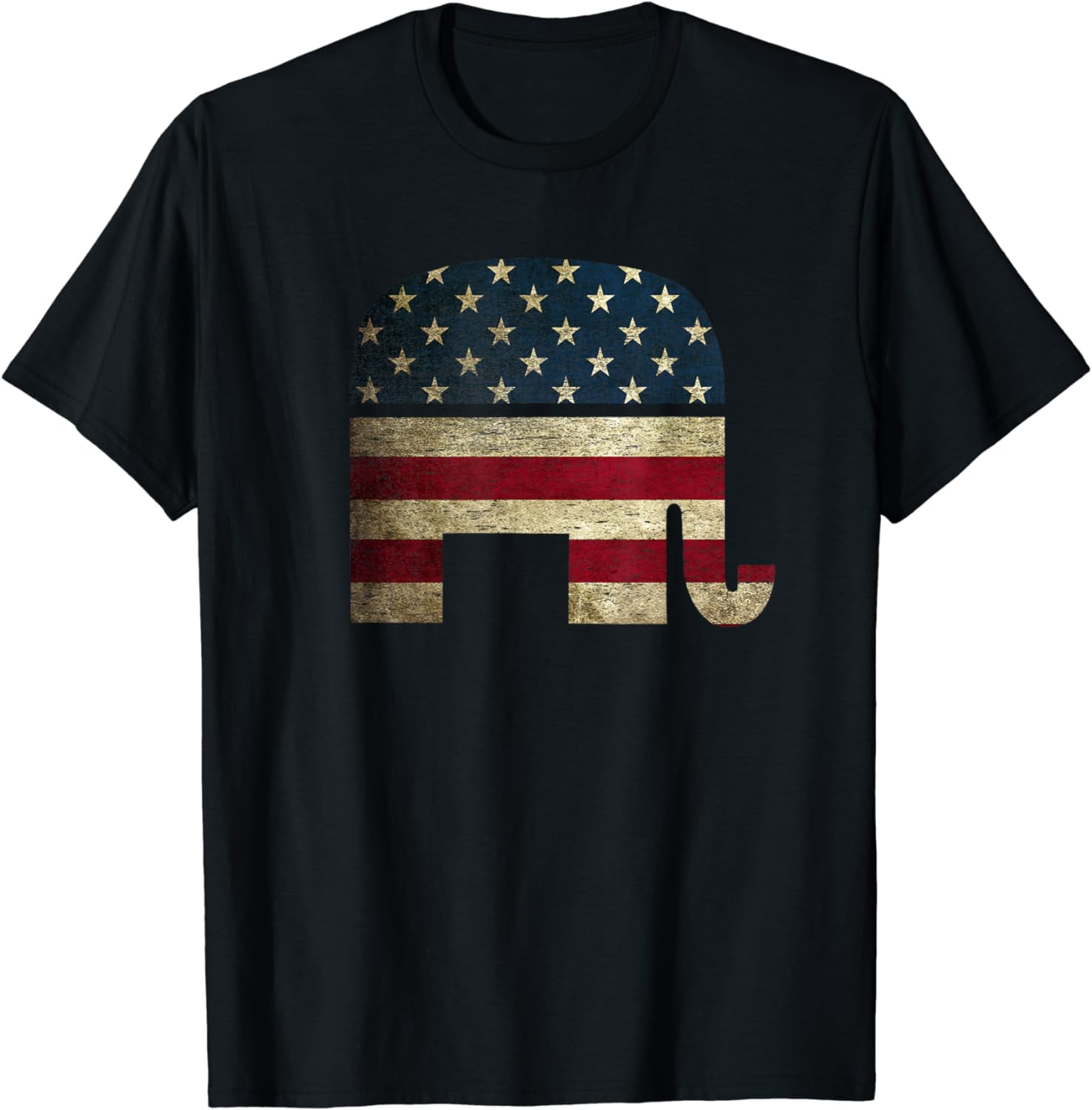 Patriotic Elephant Shirt American Flag USA Republican Party - Walmart.com