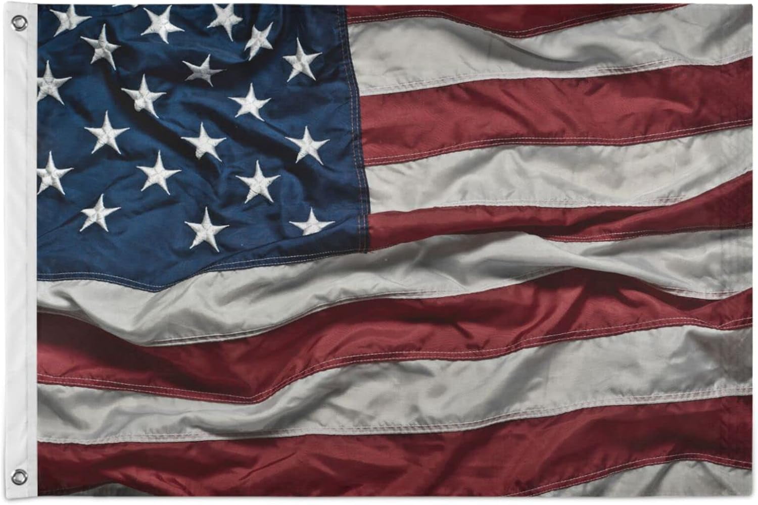 Patriotic Flag 3x5 ft with Grommets Flying American Flag Banner Yard ...