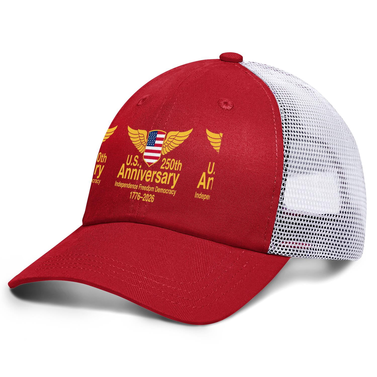 Patriotic Freedom Eagle 250 Years We The People Structured 6-Panel ...