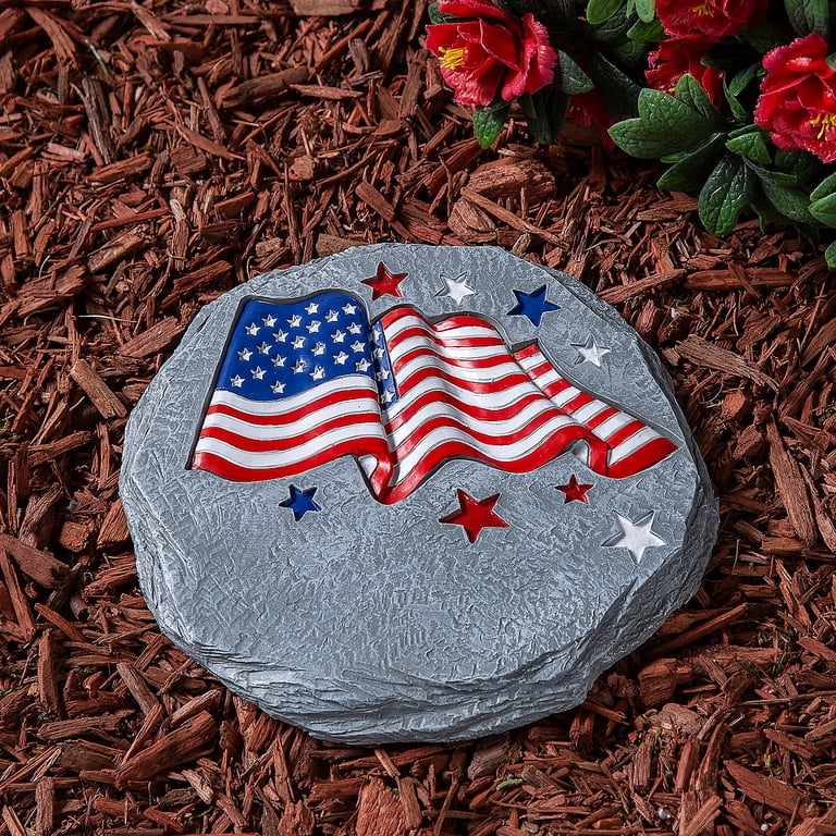 Patriotic Garden Stones