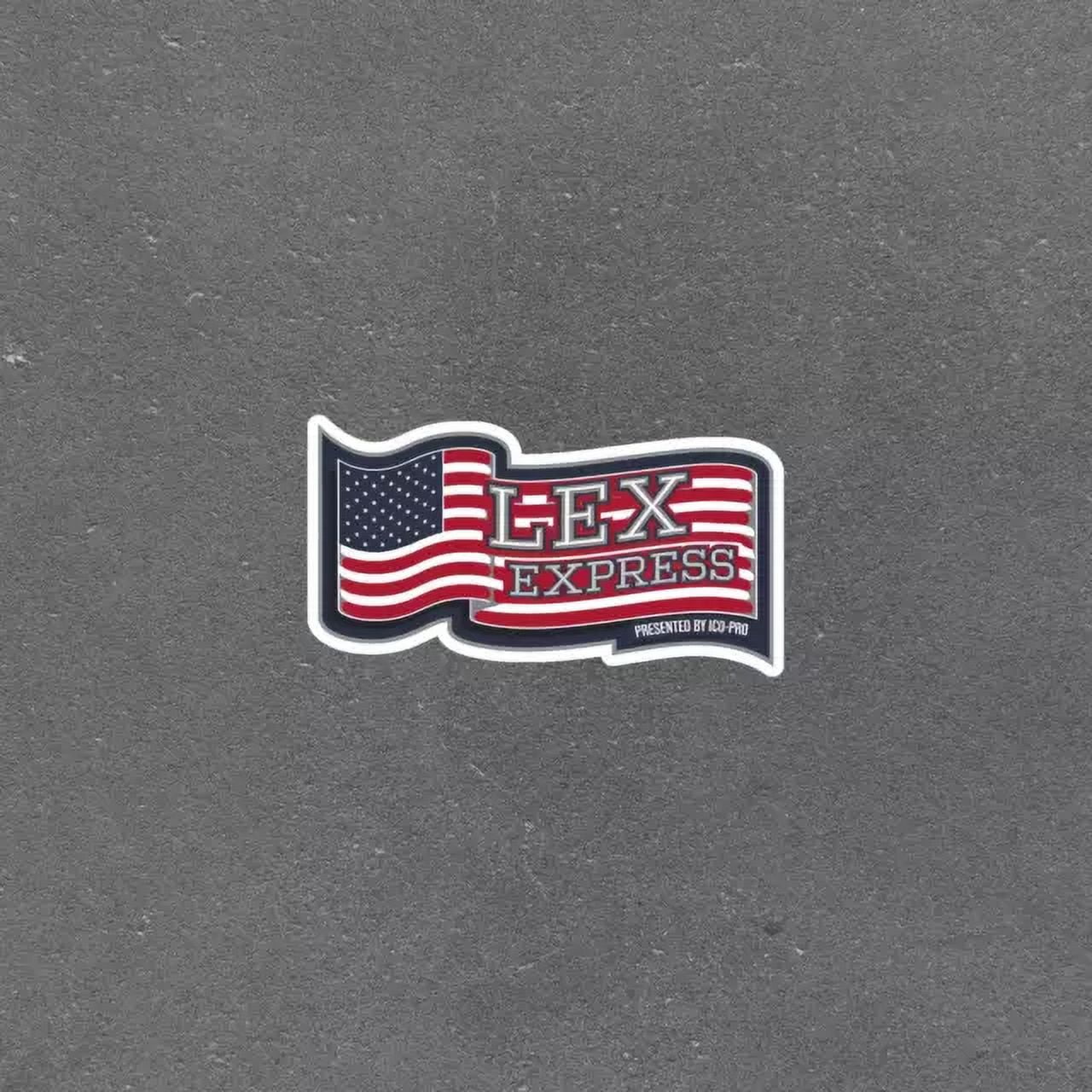 Patriotic Gfx Express American Flag Sticker Presented By Ico-Prophone ...